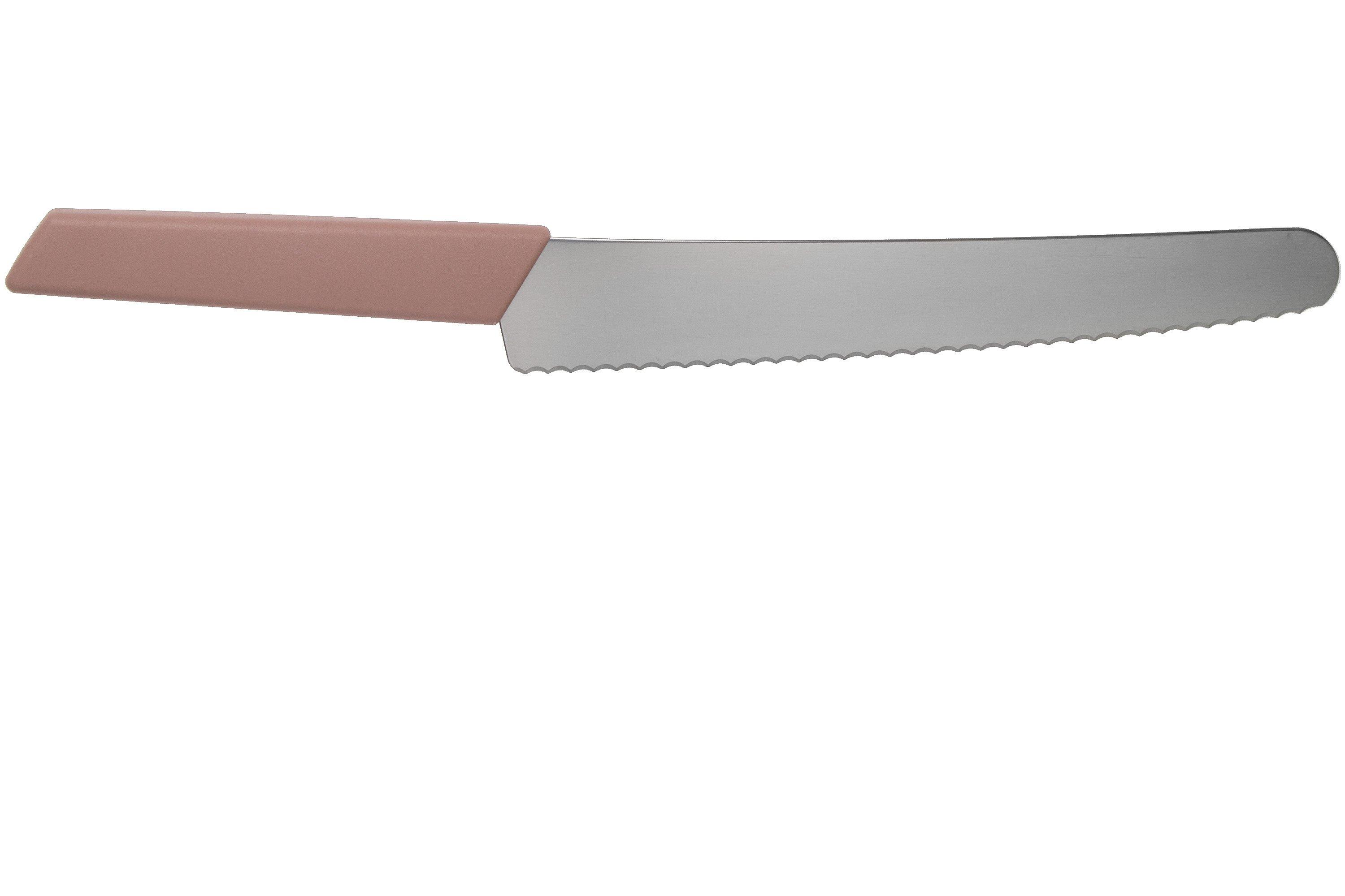 Victorinox Swiss Modern bread knife 22 cm, pink | Advantageously ...