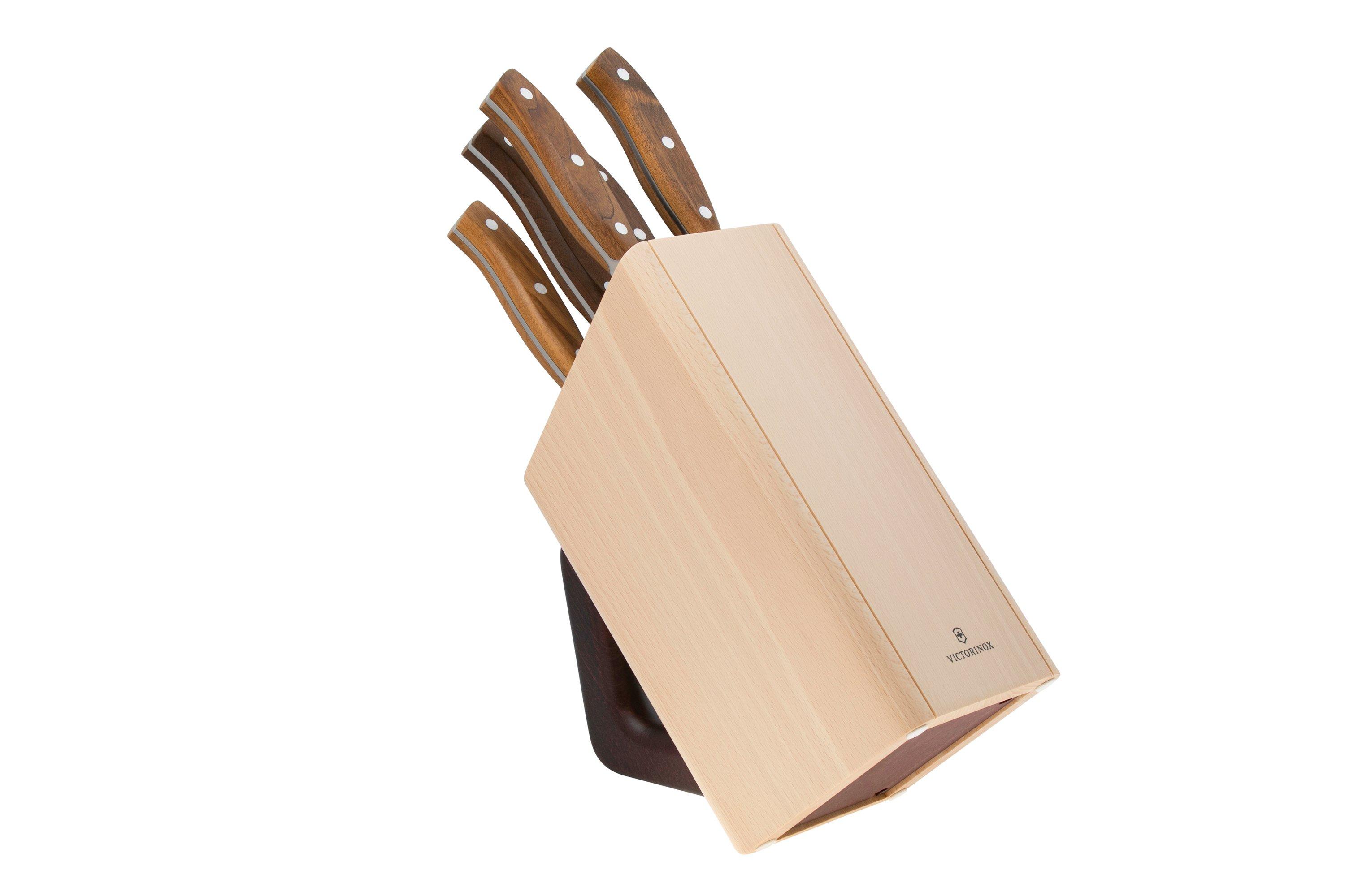 Victorinox Grand Maître Cutlery Block 7.7240.6, maple wood, 7-piece ...