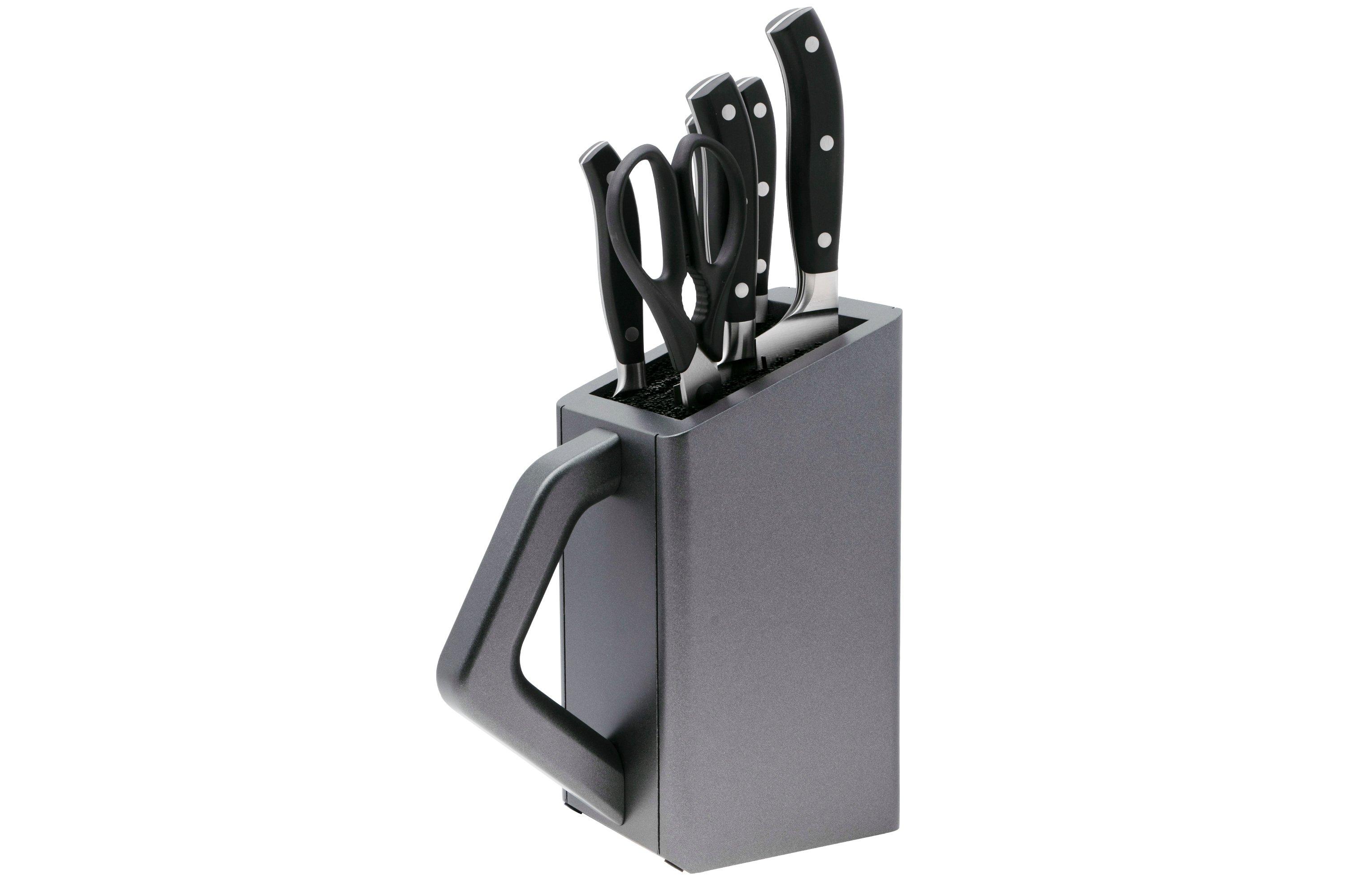 Victorinox Grand Maître Cutlery Block 7.7243.6, POM, 7-piece knife set ...