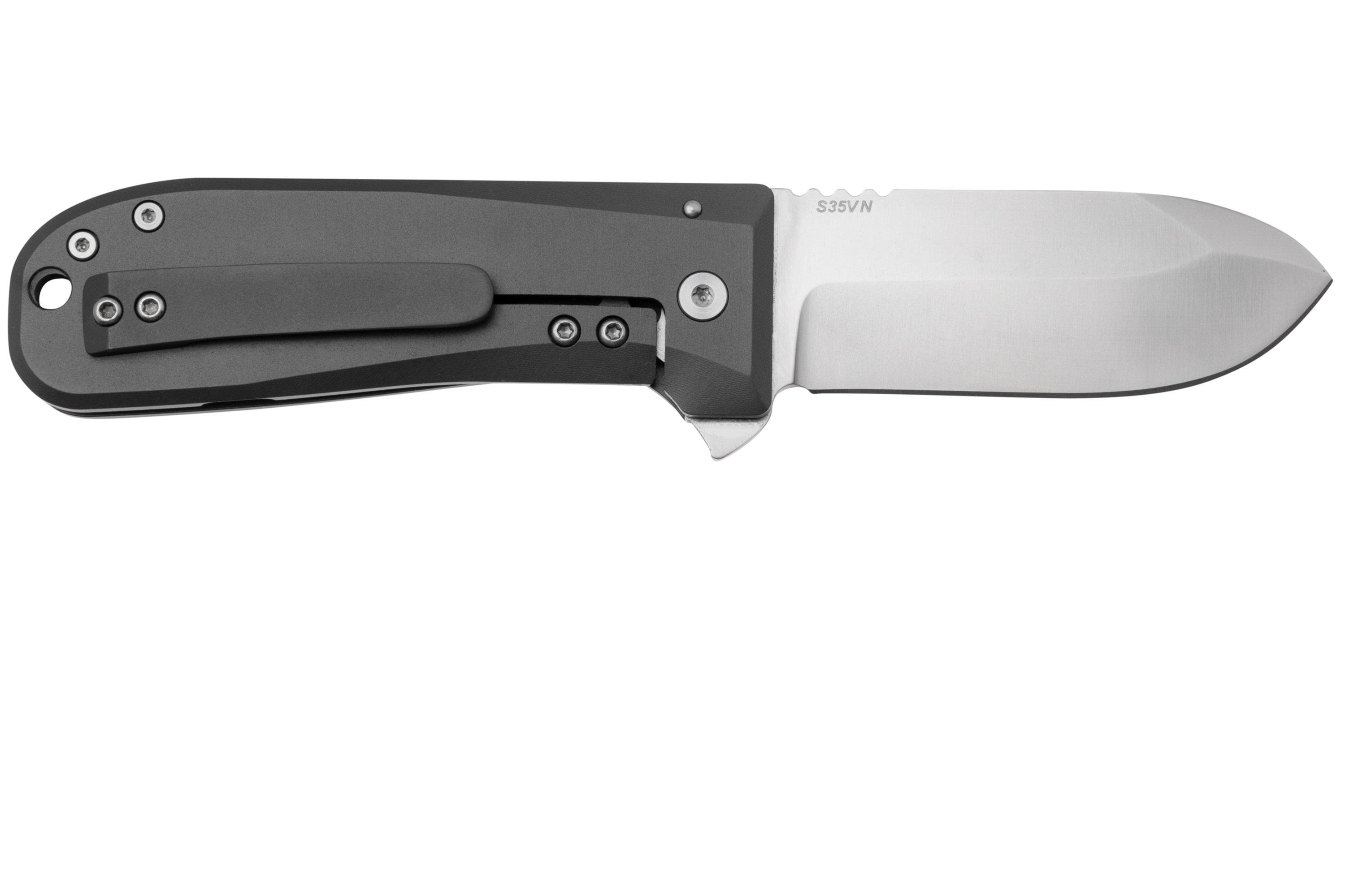 WESN Allman SN04-0, CPM S35VN, Titanium, pocket knife | Advantageously ...