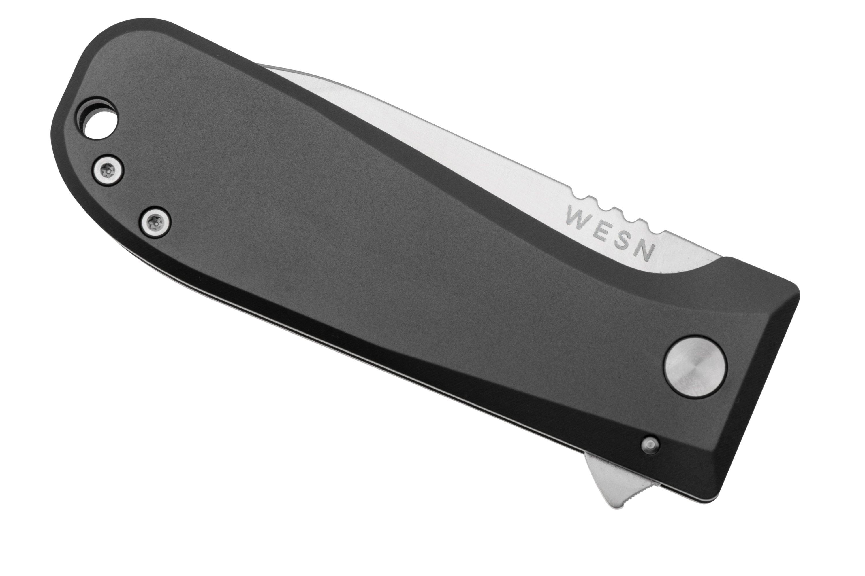 WESN Allman SN04-0, CPM S35VN, Titanium, pocket knife | Advantageously ...