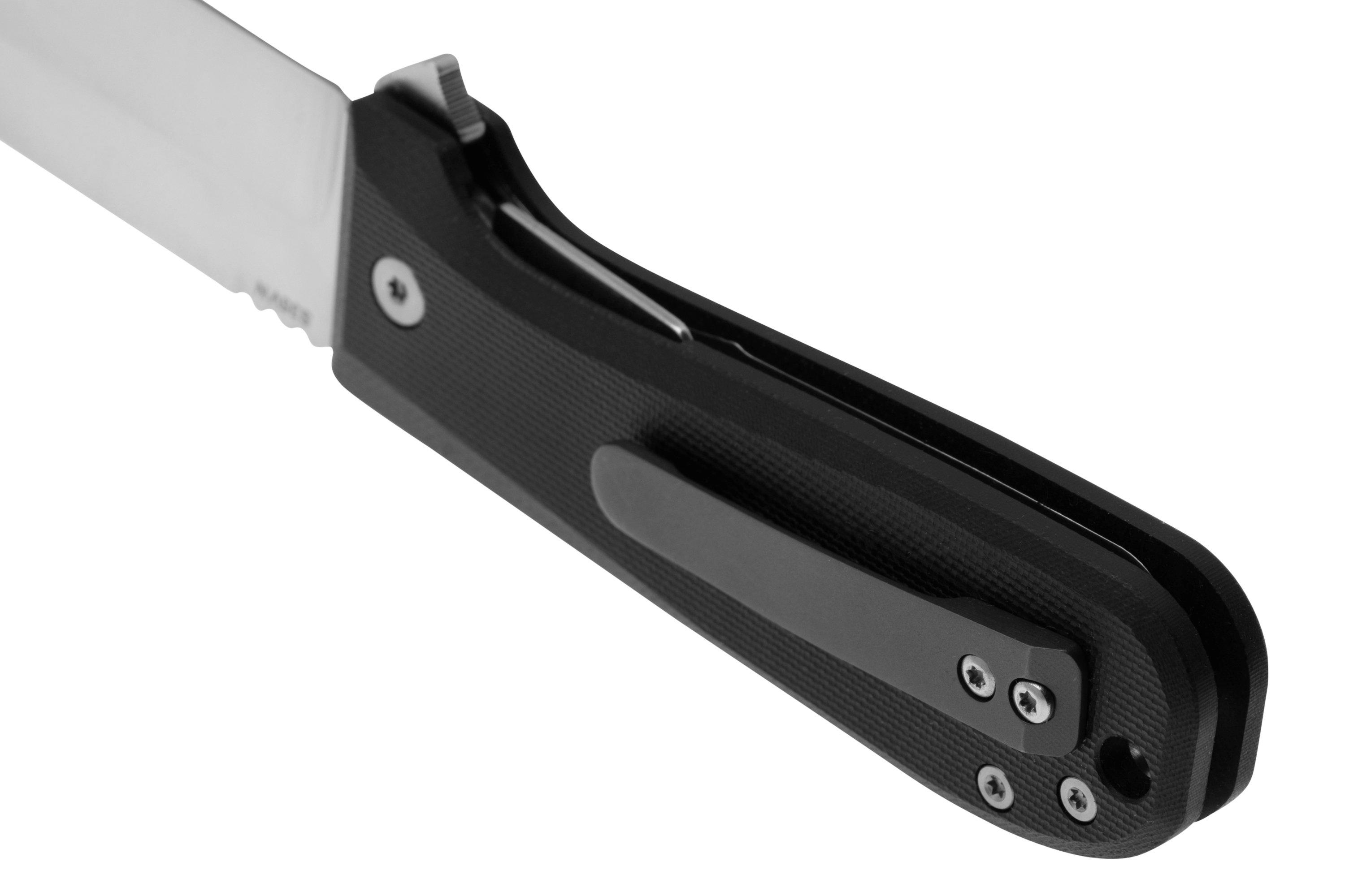 WESN Allman SN04-1, CPM S35VN, Black G10, pocket knife | Advantageously ...