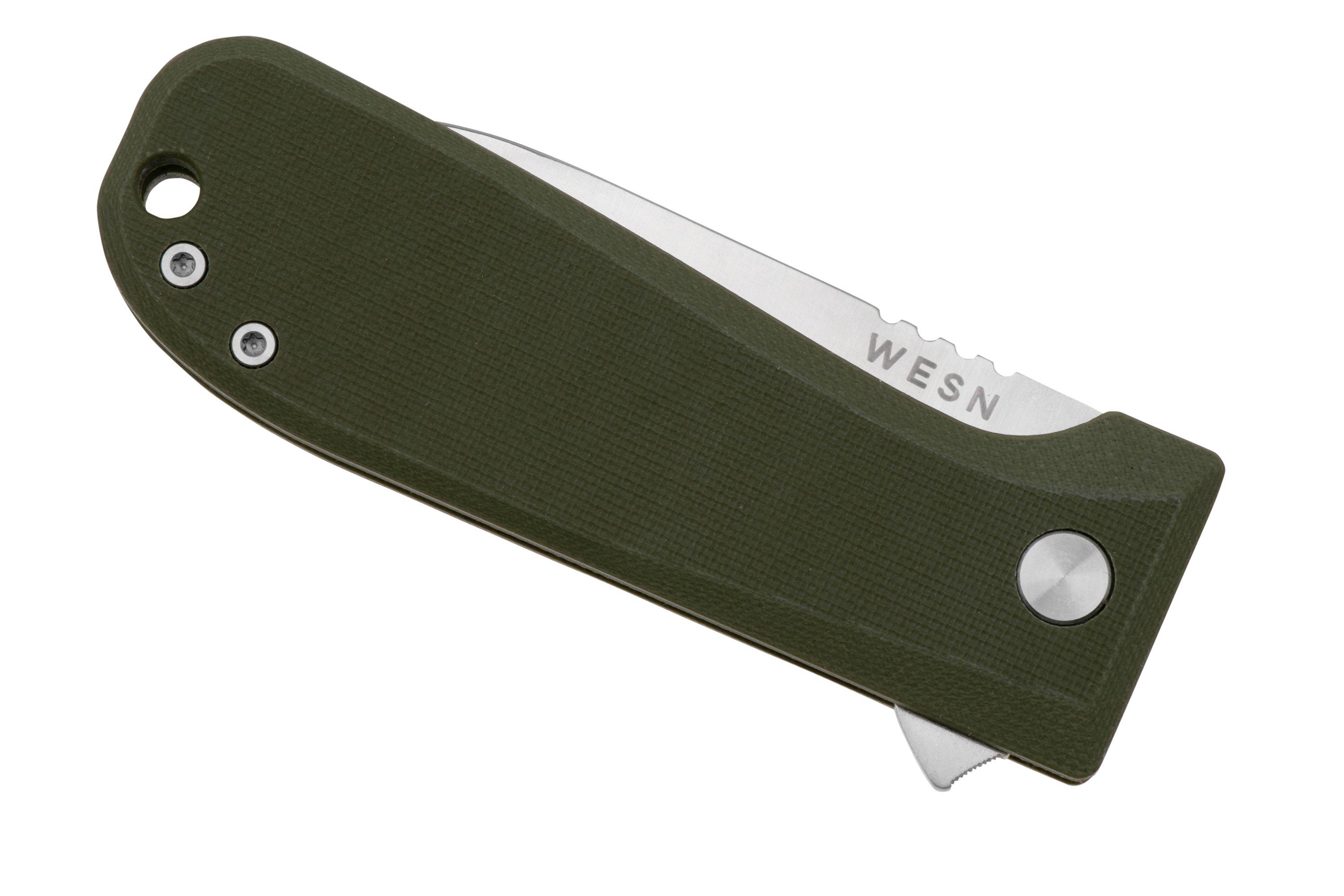 WESN Allman SN04-2, CPM S35VN, OD Green G10, navaja | Compras con ...