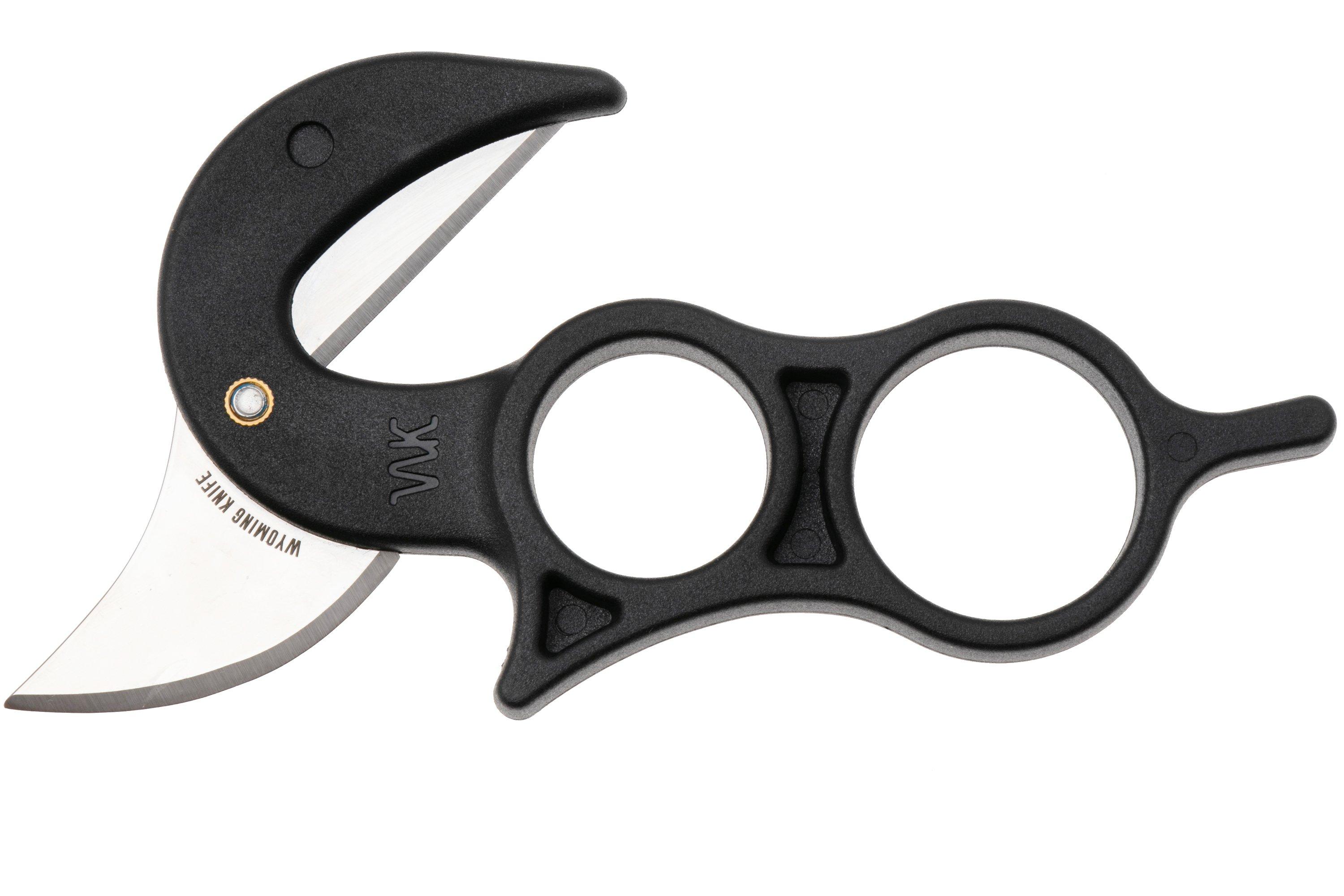 Wyoming Knife WY1 The Original Field Dressing Knife, Black Polymer ...