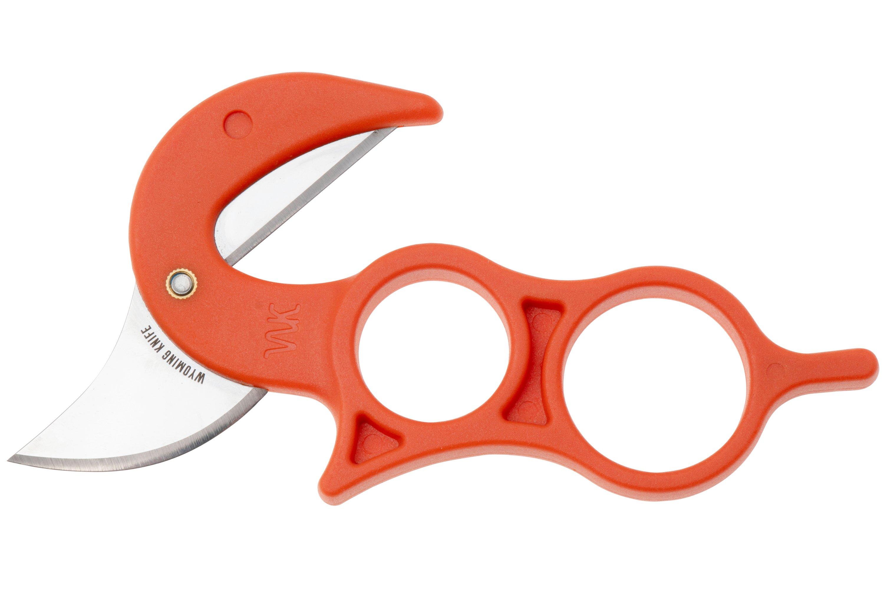 Wyoming Knife WY3 The Original Field Dressing Knife, Orange Polymer ...