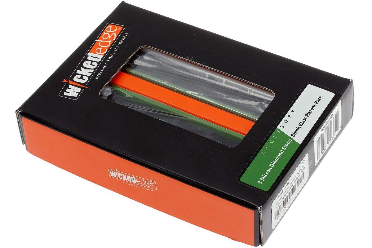 Wicked Edge 3 Micron DMT diamond/glass blank pack | Advantageously ...
