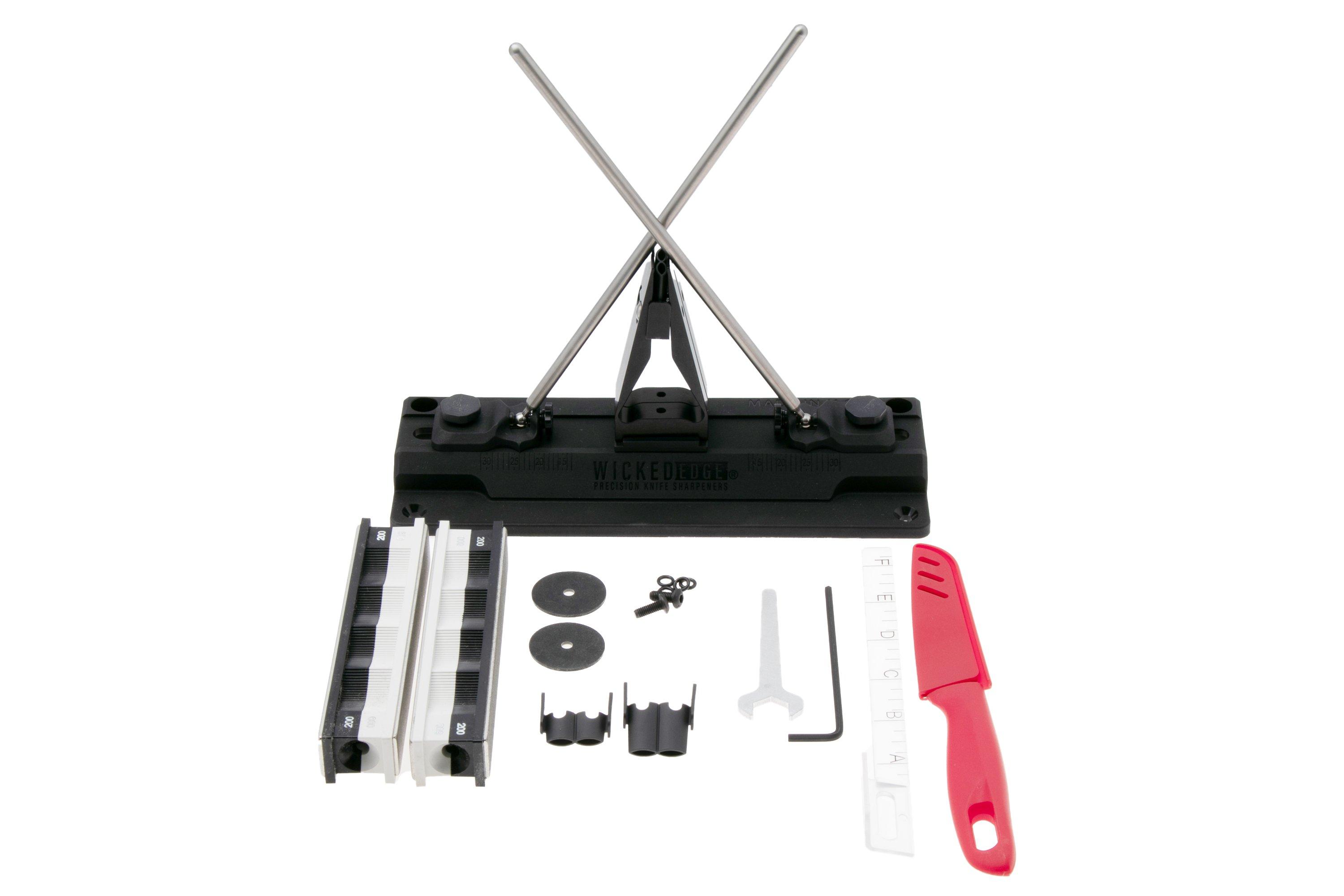 Wicked Edge Carbon WE40 Precision Knife Sharpener, sharpening system ...