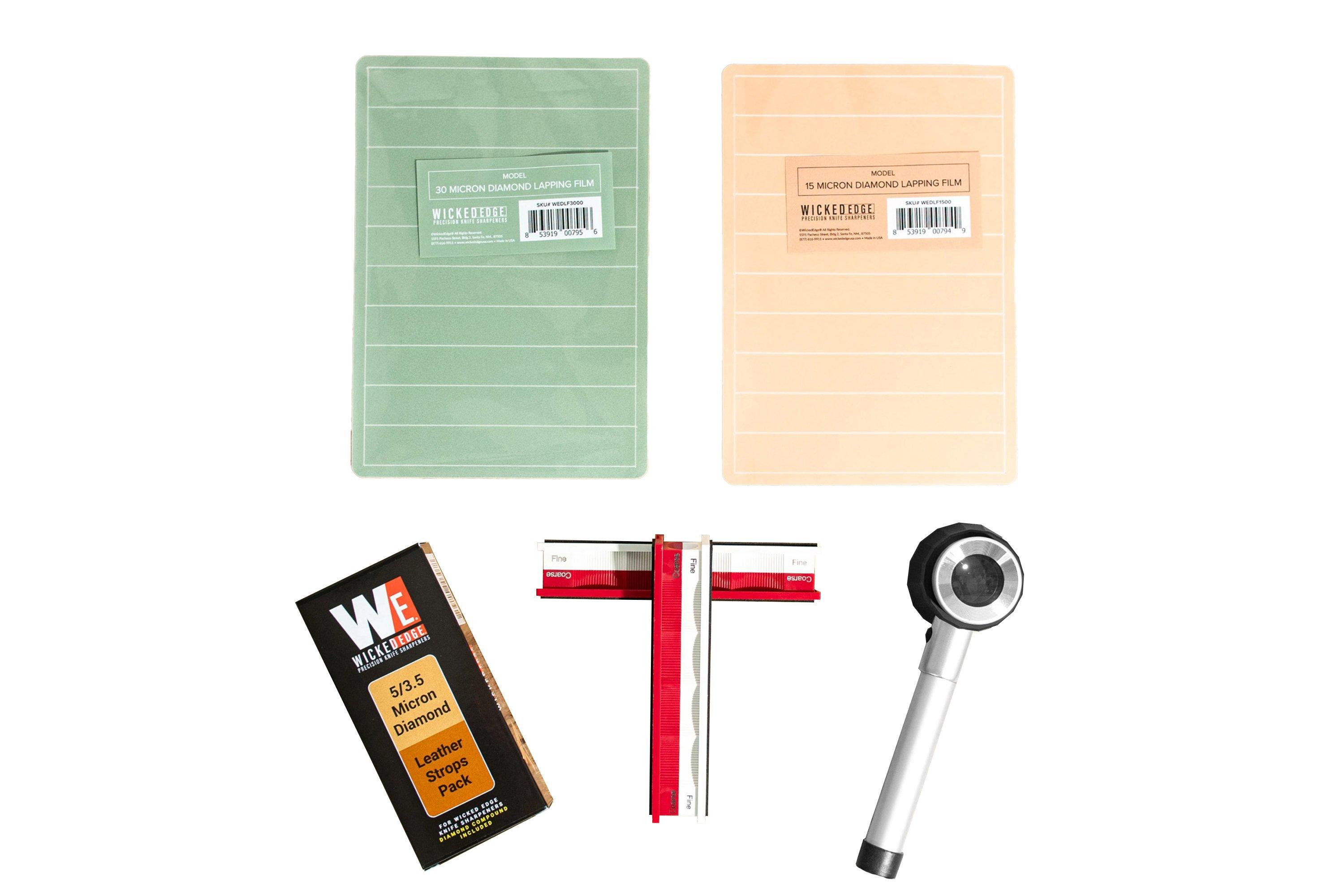 Wicked Edge Edge Kit V Field Dressing, sharpening set | Advantageously ...