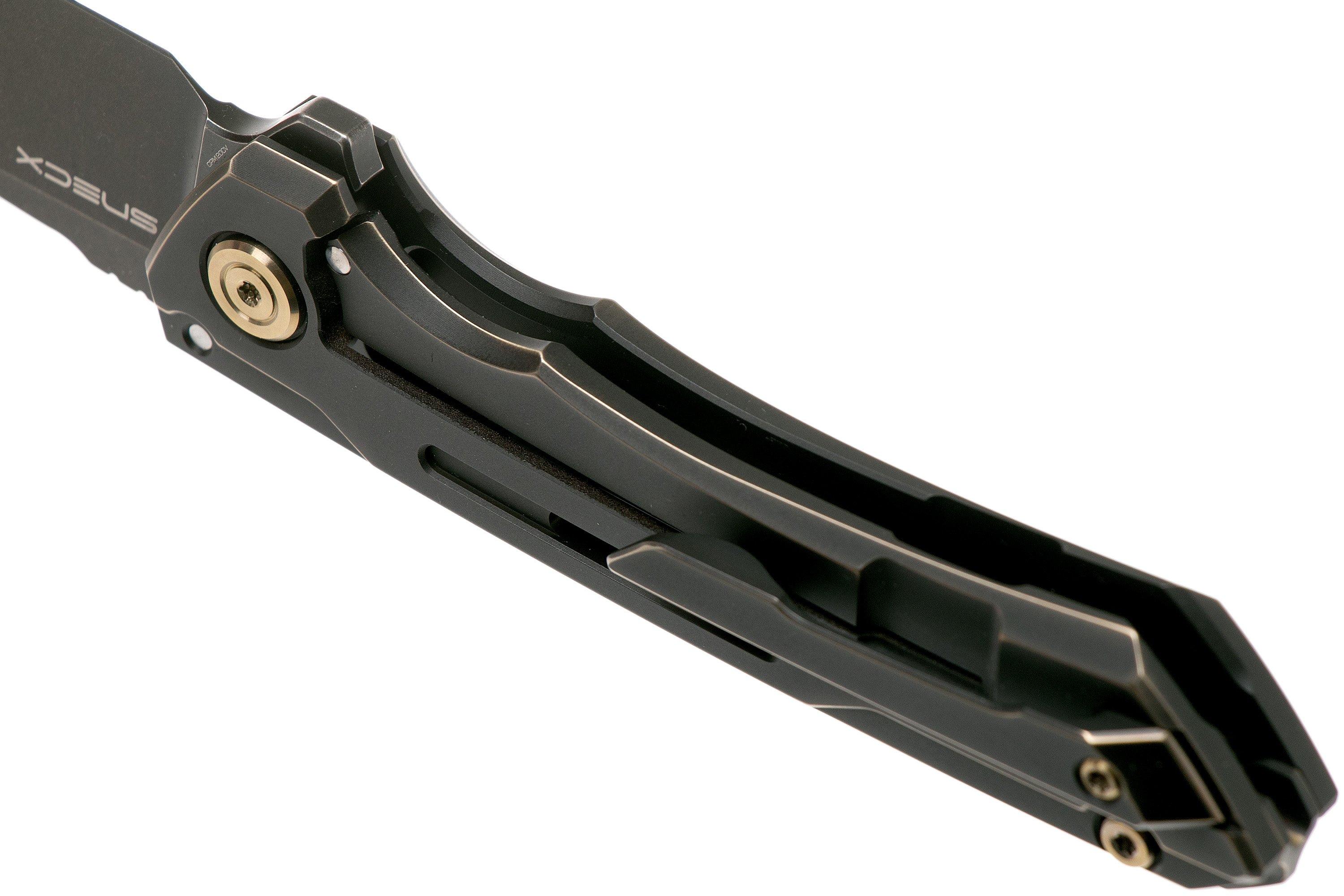 WE Knife Mini Buster 2003B Bronze pocket knife, SNECX design ...