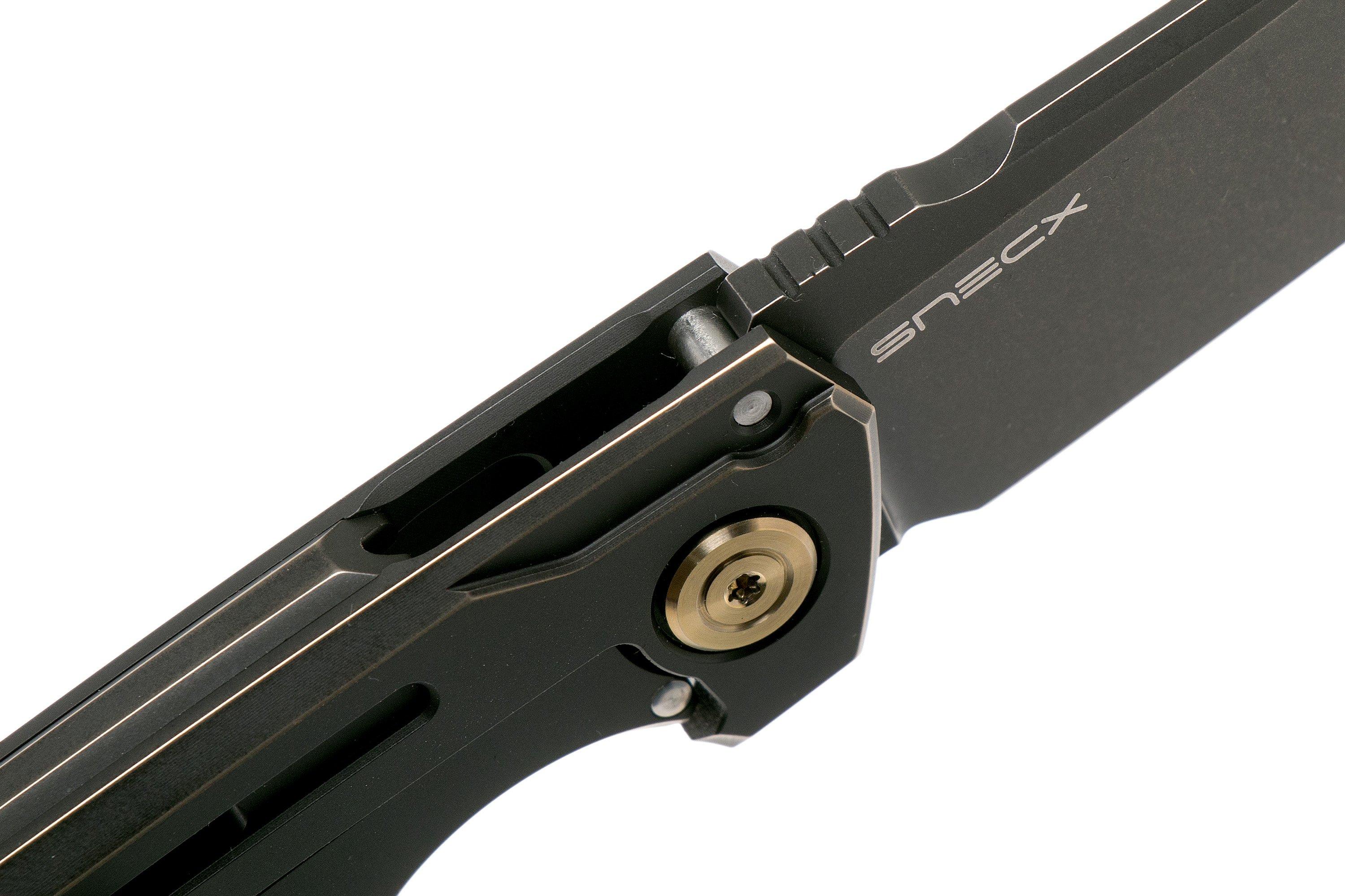 WE Knife Mini Buster 2003B Bronze pocket knife, SNECX design ...