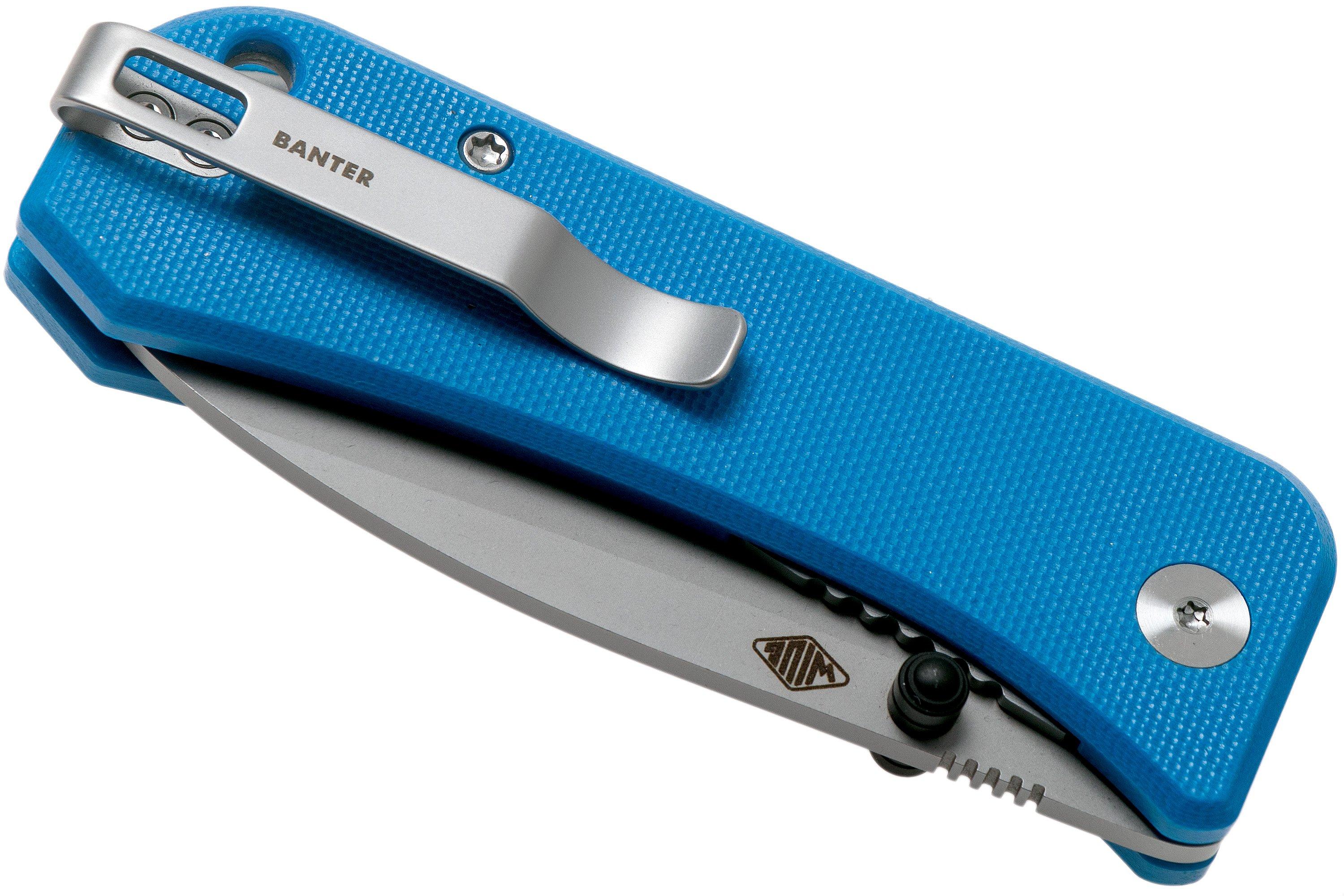 WE Knife Banter 2004A Ben Blue pocket knife, Ben Petersen design ...