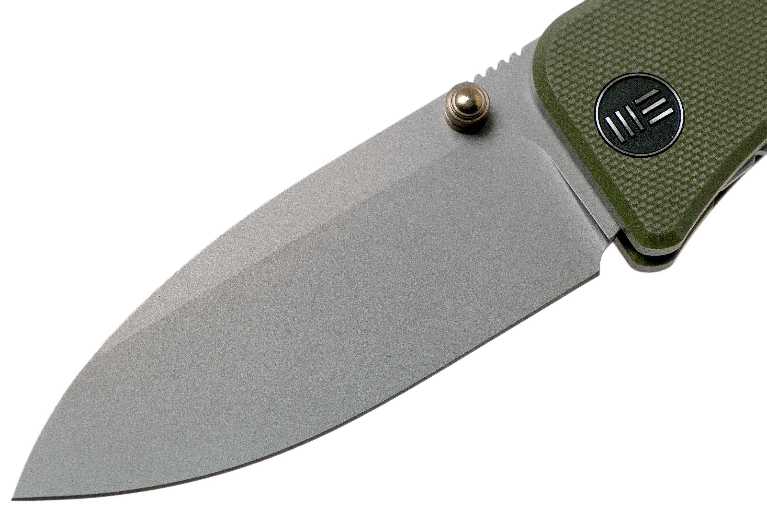 WE Knife Banter 2004D Green pocket knife, Ben Petersen design ...