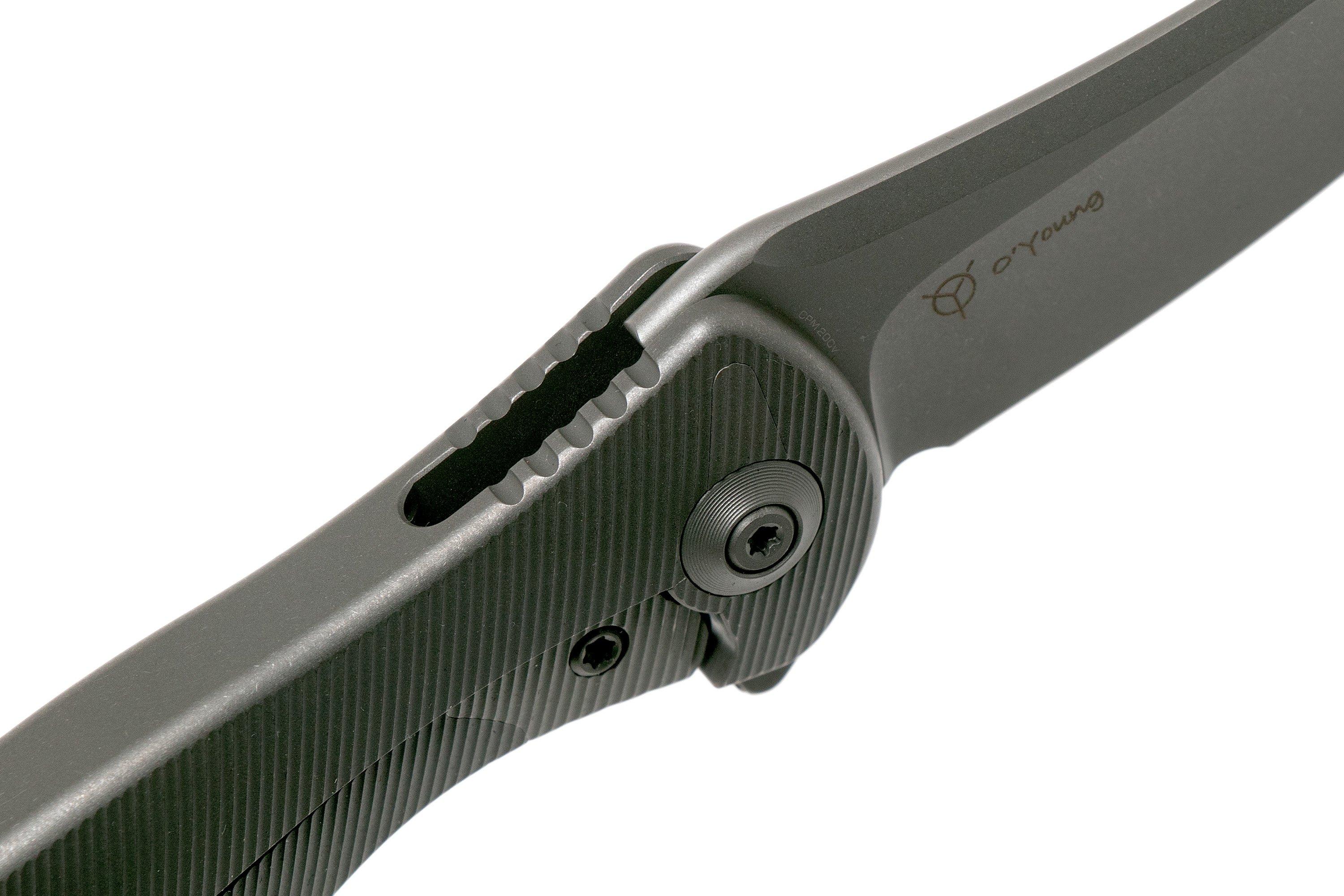 WE Knife Mini Synergy 2011A Grey pocket knife, Jim O'Young design ...