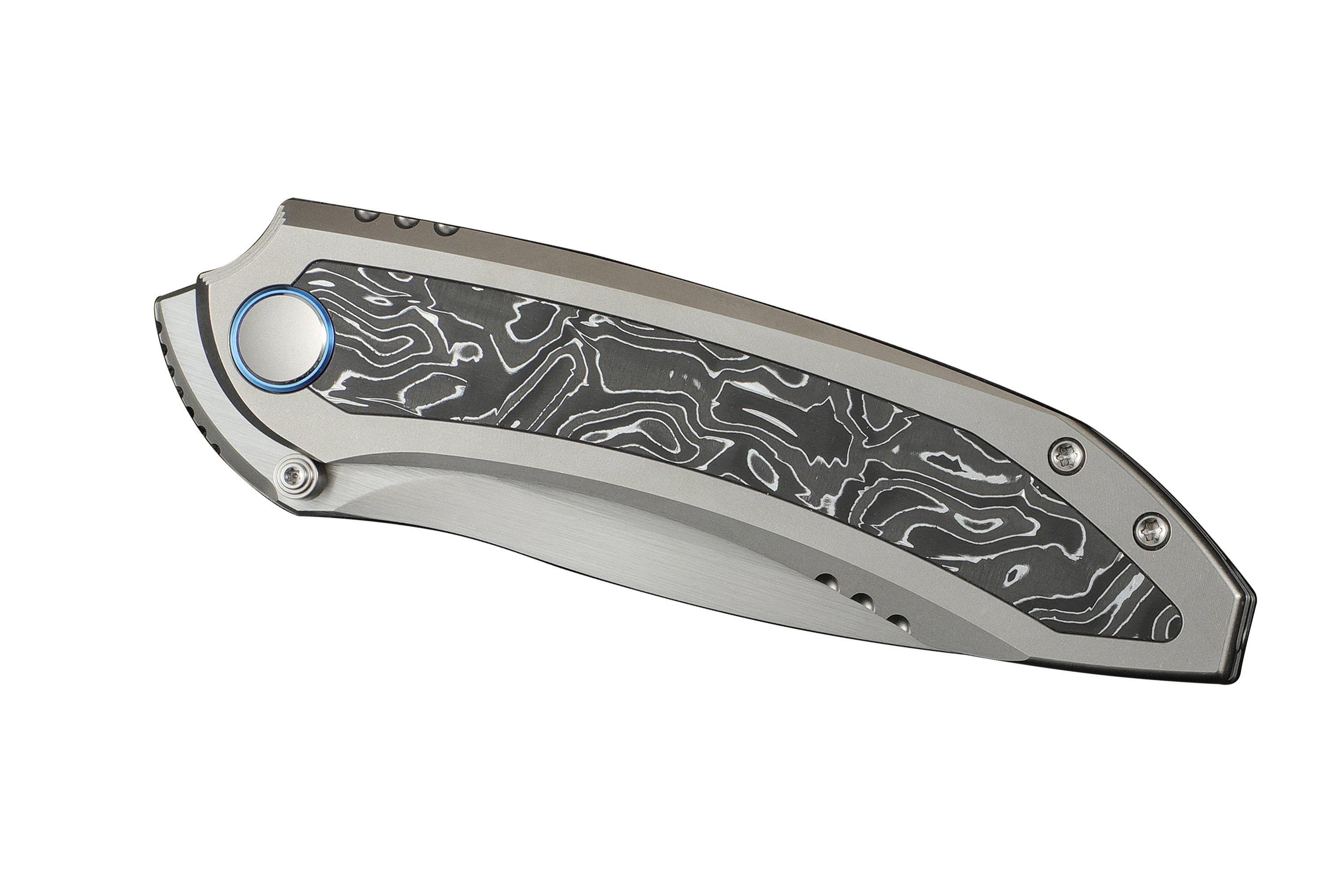 WE Knife Winsome WE23092-2 Satin, Gray Titanium Aluminum Foil Carbon ...
