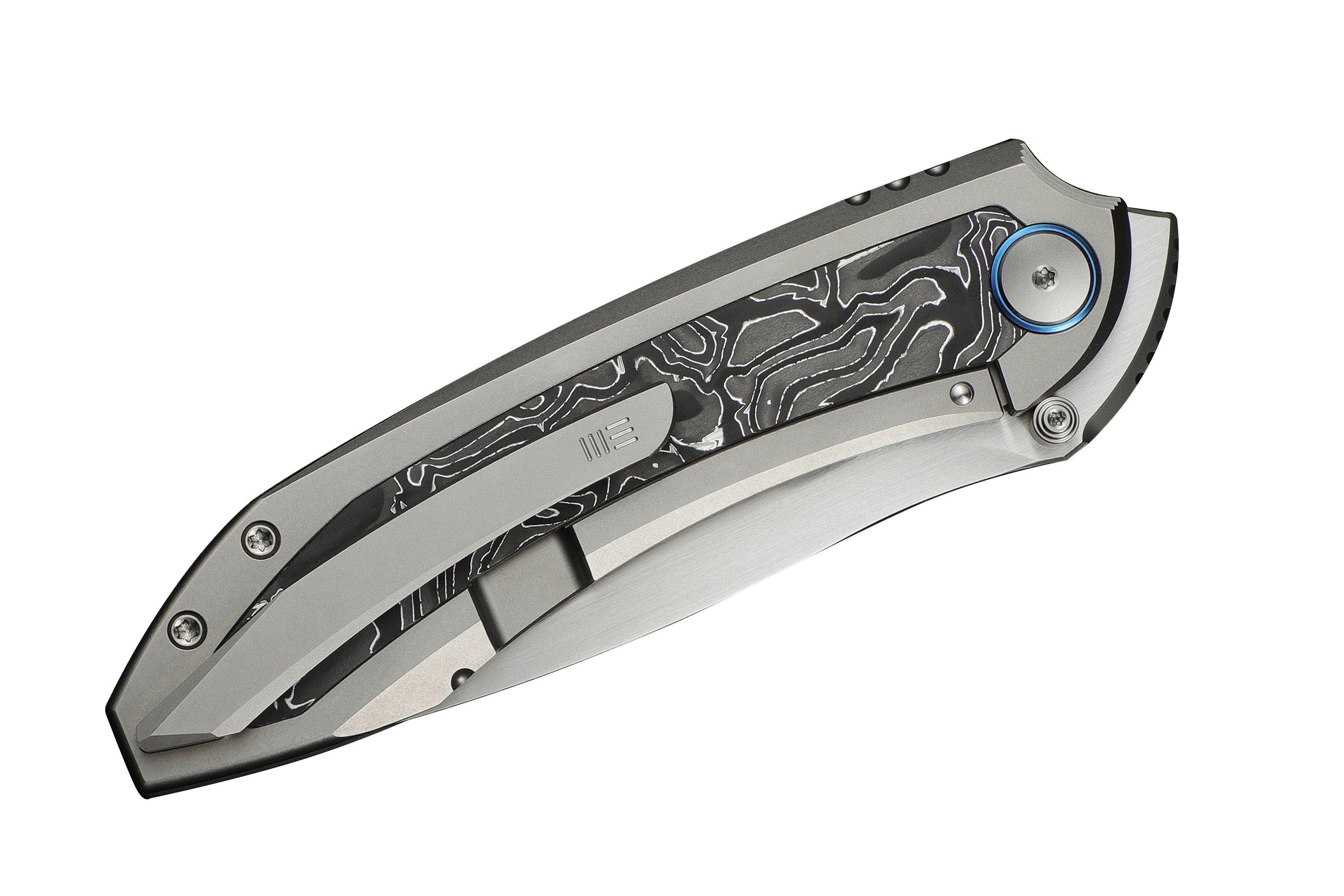 WE Knife Winsome WE23092-2 Satin, Gray Titanium Aluminum Foil Carbon ...