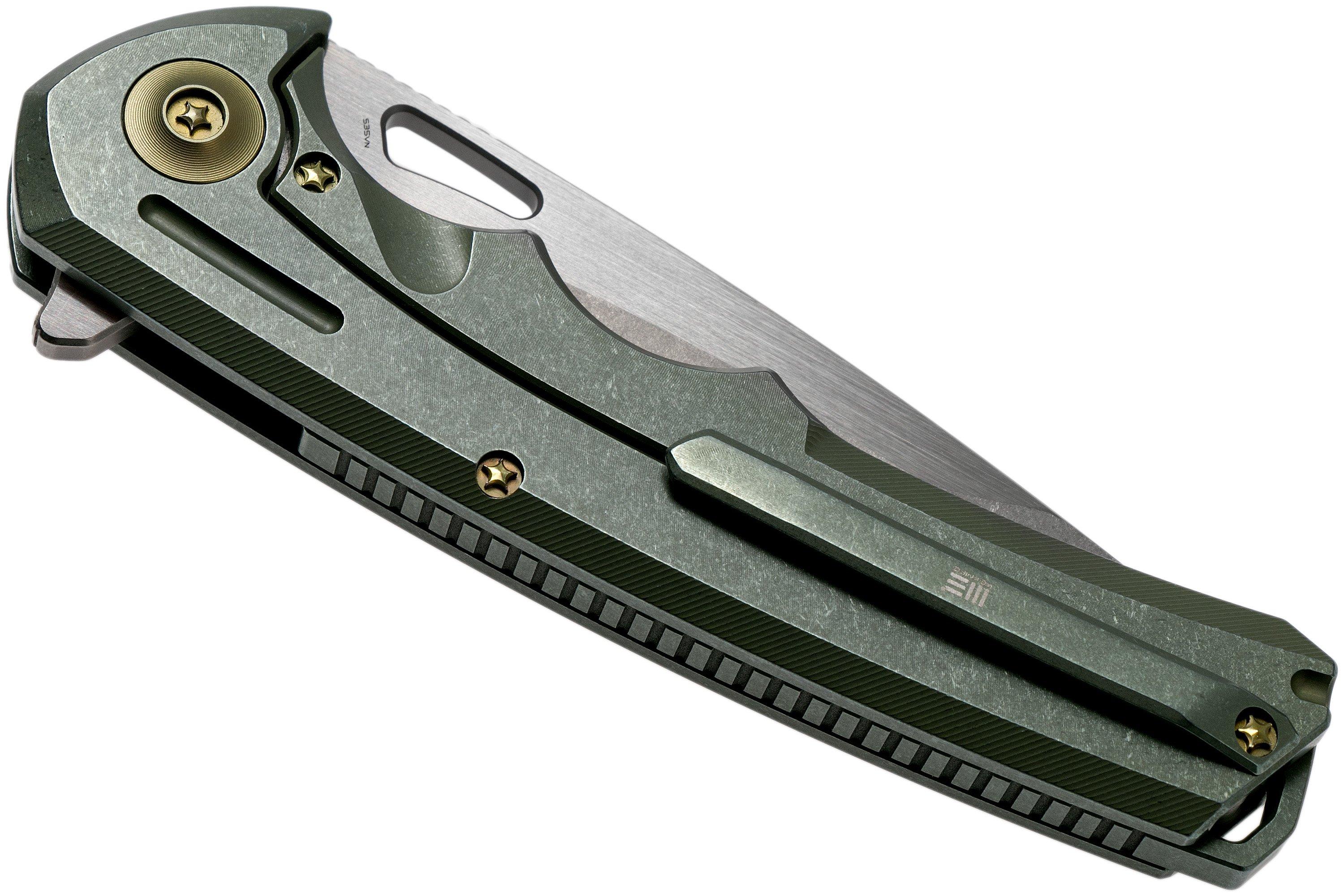 WE Knife 611F green pocket knife | Advantageously shopping at ...