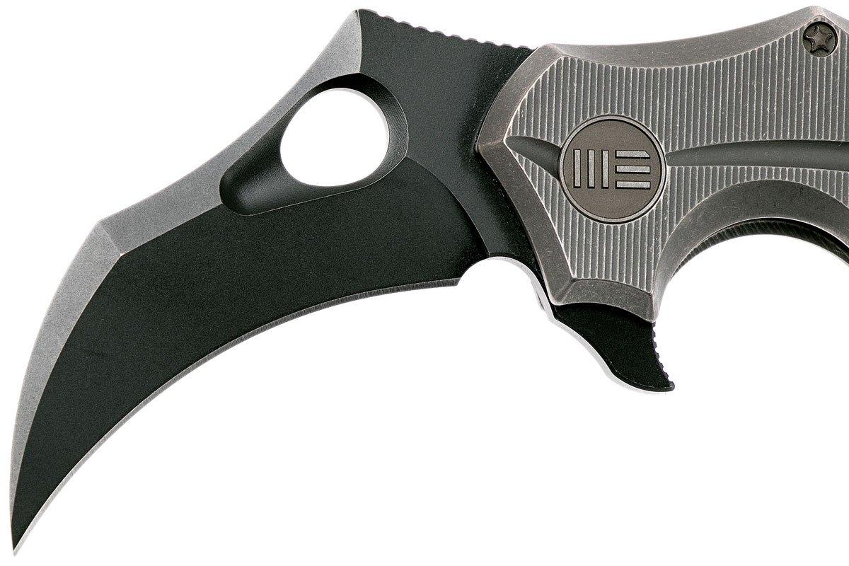 WE Knife 708C Karambit pocket knife, gray | Advantageously shopping at ...