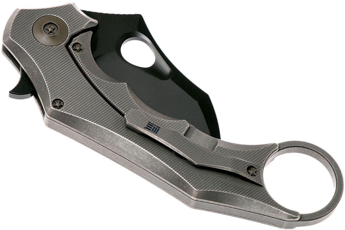 WE Knife 708C Karambit pocket knife, gray | Advantageously shopping at ...