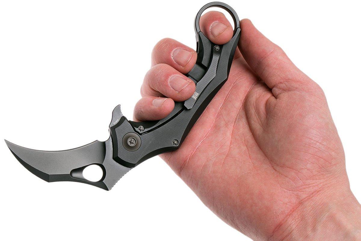 WE Knife 708G Karambit pocket knife, black | Advantageously shopping at ...