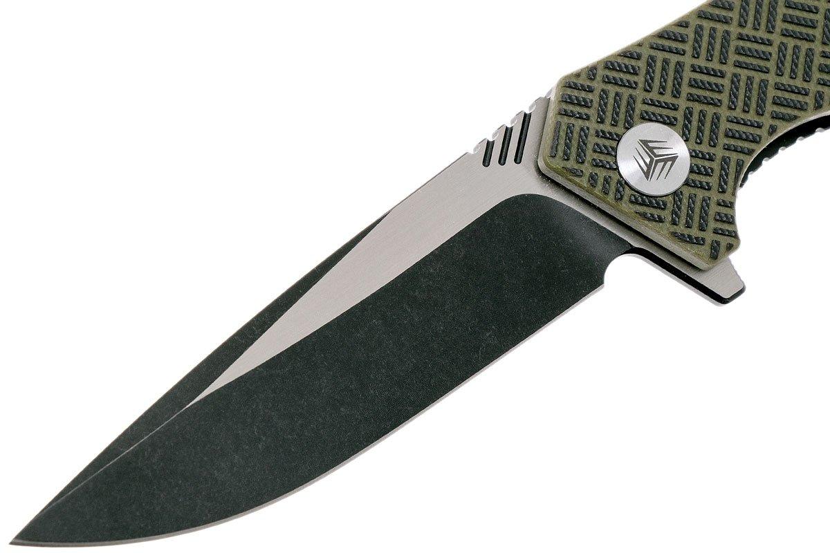 WE Knife 711B Blitz pocket knife, green-black G10 | Advantageously ...