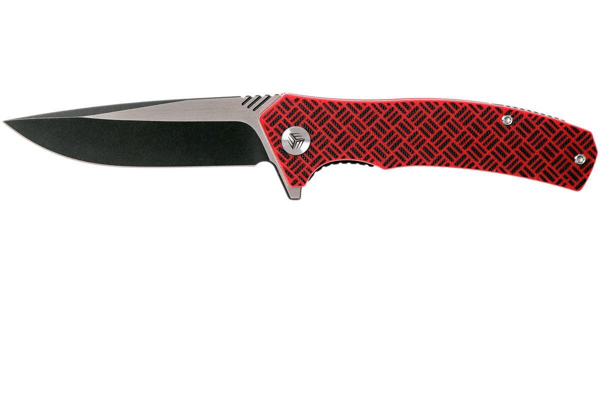 WE Knife 711C Blitz pocket knife, red-black G10 | Advantageously ...