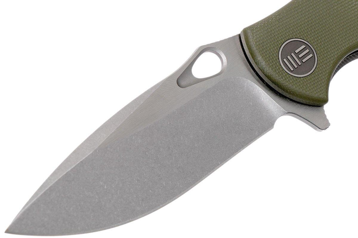 WE Knife 803B Rectifier Green G10, Stonewashed S35VN pocket knife ...