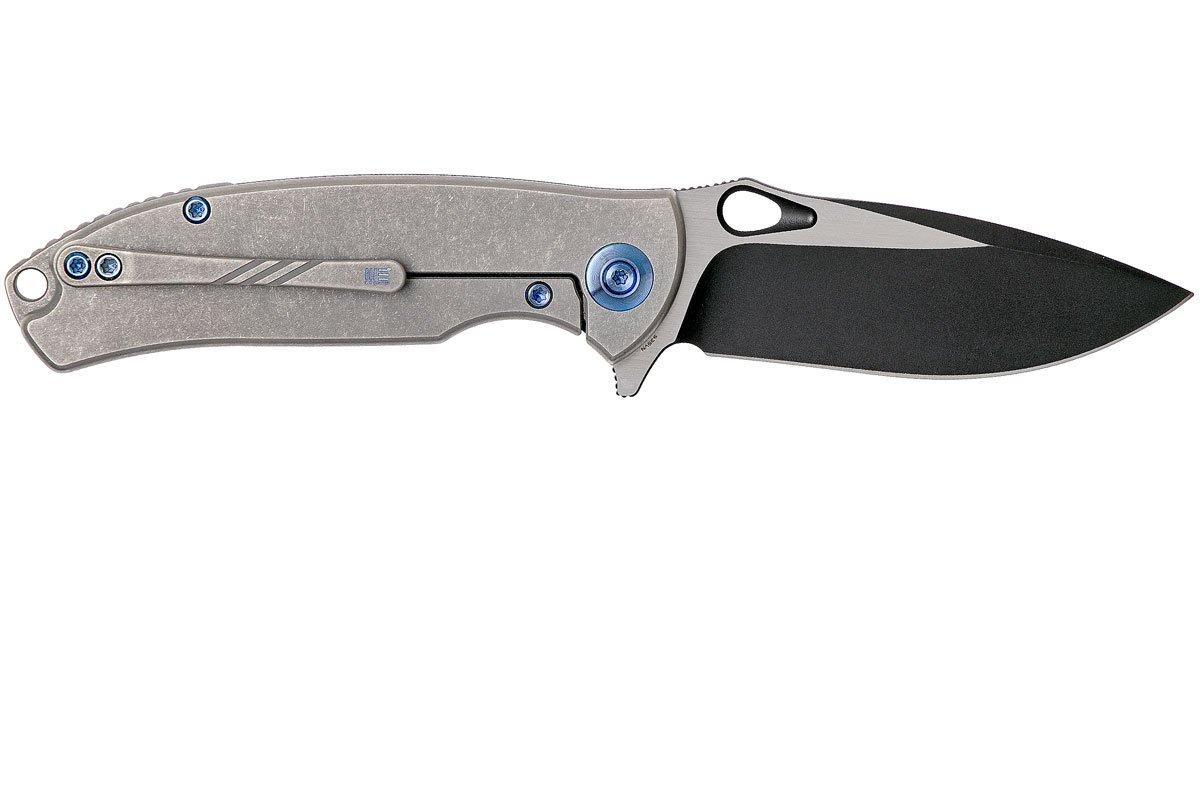 WE Knife 803E Rectifier Black G10, Blackwashed S35VN pocket knife ...