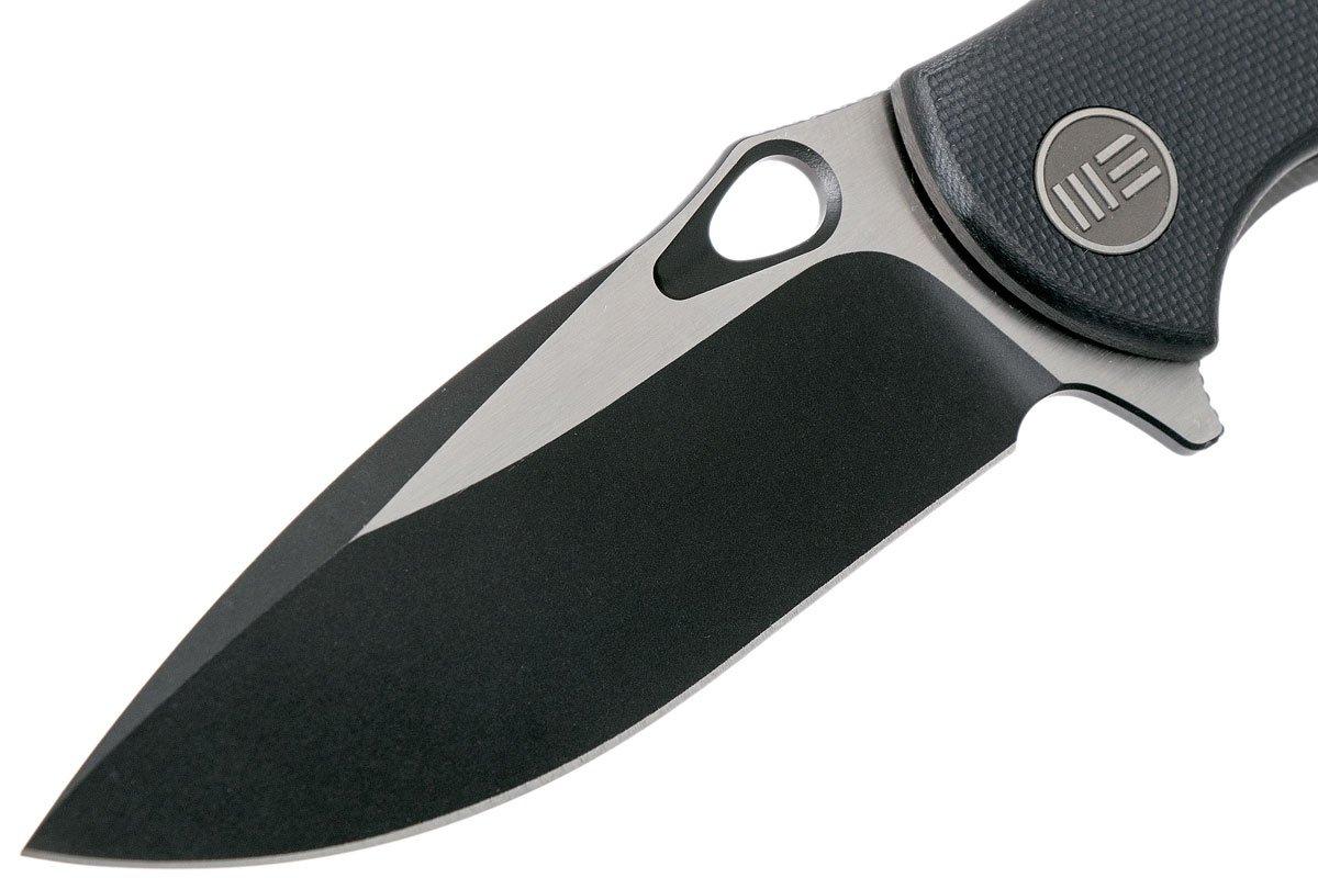 WE Knife 803E Rectifier Black G10, Blackwashed S35VN pocket knife ...