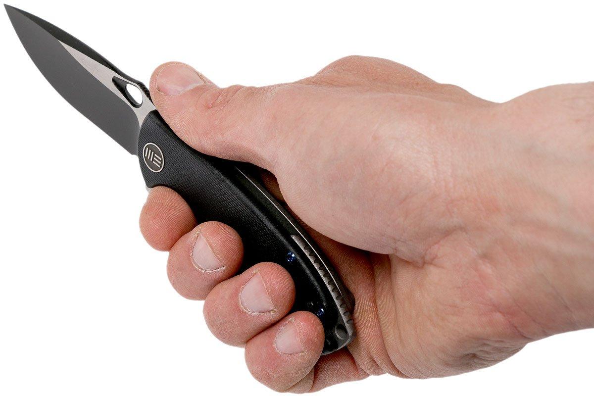 WE Knife 803E Rectifier Black G10, Blackwashed S35VN pocket knife ...