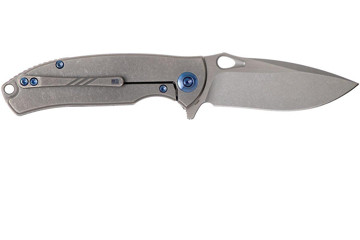 WE Knife 803F Rectifier Black G10, Stonewashed S35VN pocket knife ...