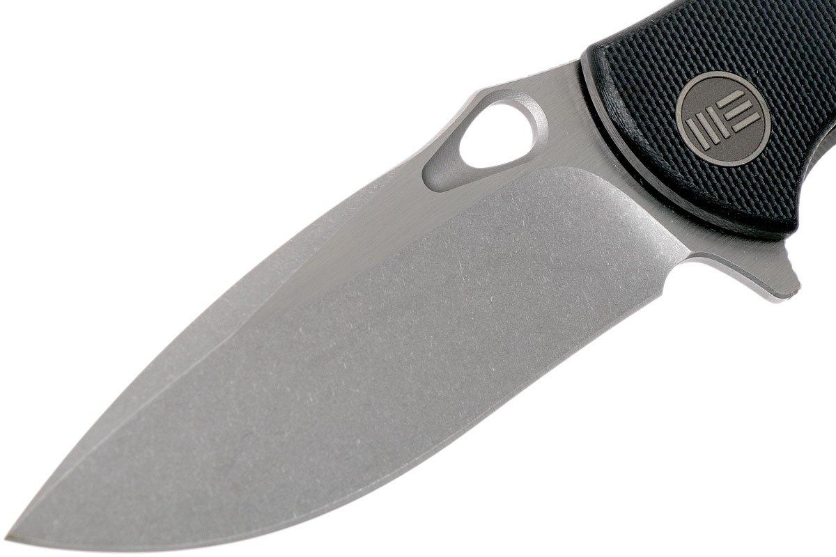 WE Knife 803F Rectifier Black G10, Stonewashed S35VN pocket knife ...