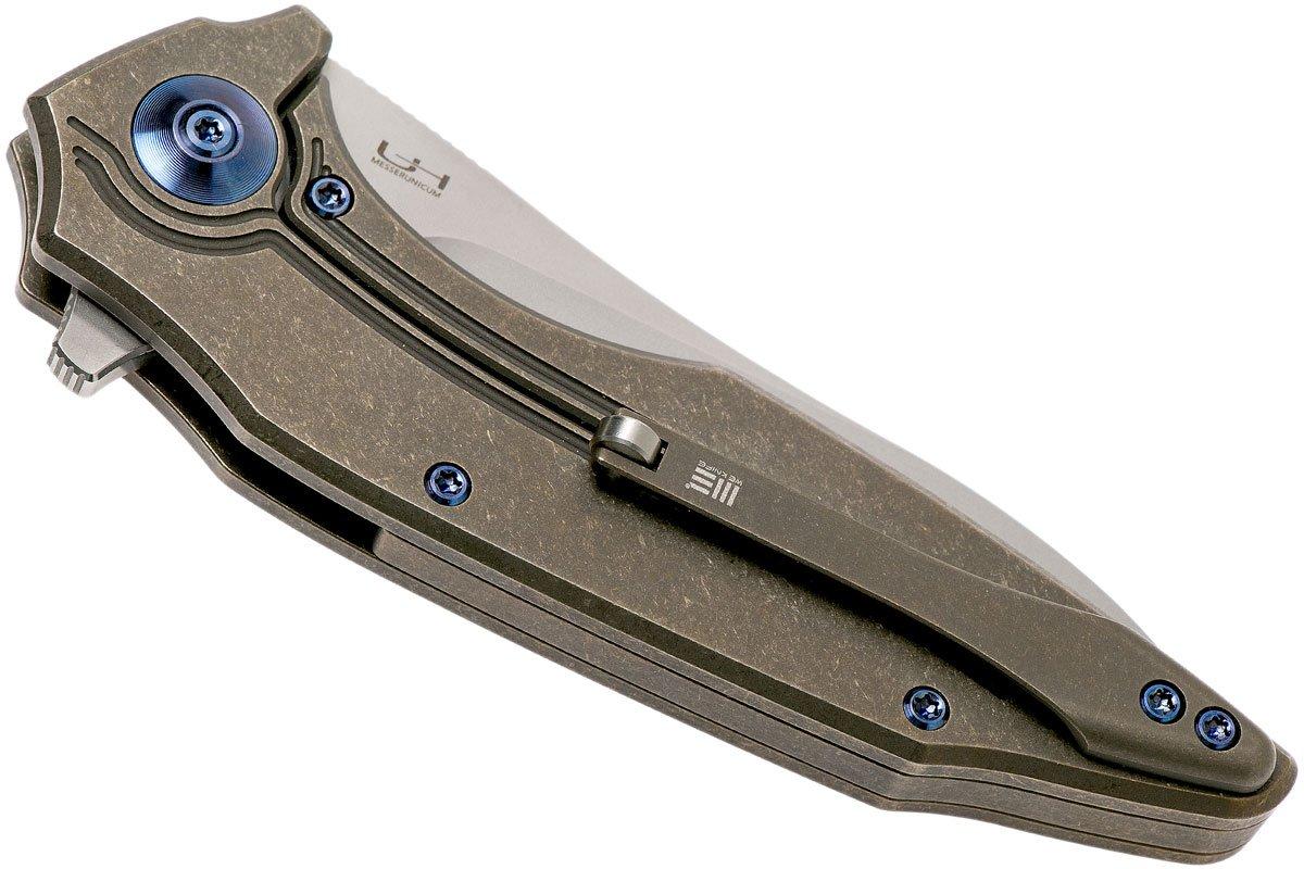 WE Knife Bullit 806B Brown pocket knife, Uli Hennicke design ...