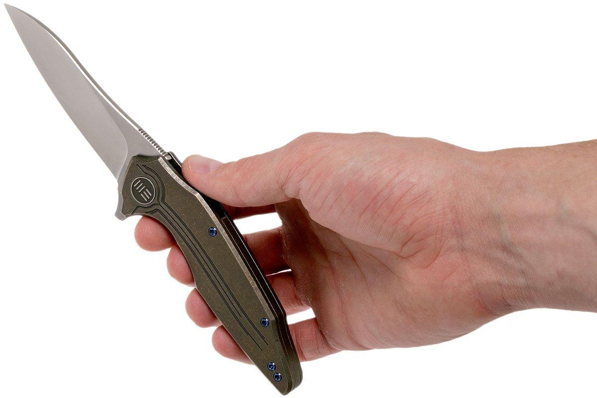 WE Knife Bullit 806B Brown pocket knife, Uli Hennicke design ...