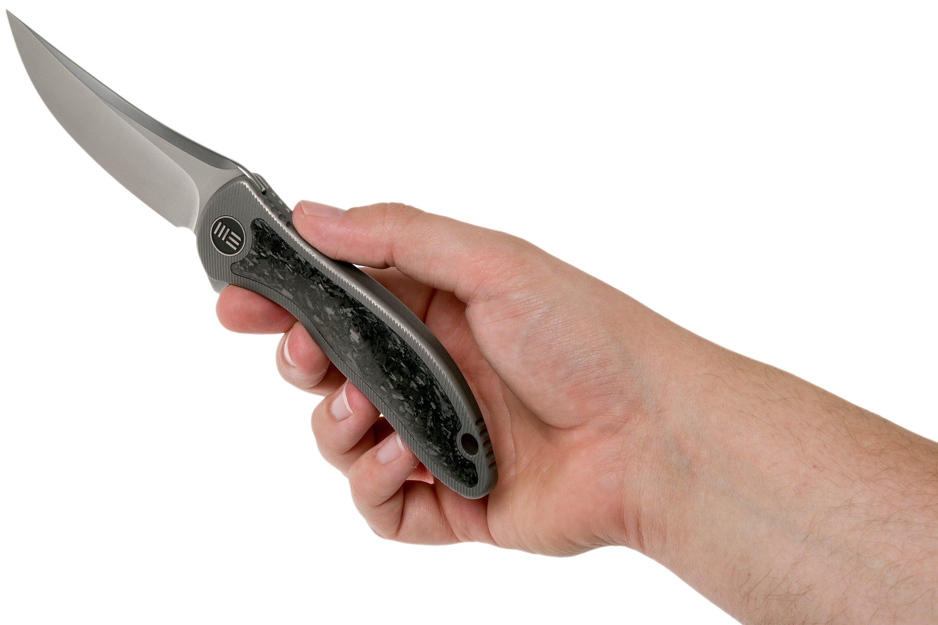 WE Knife 912CF-A Synergy2 Shredded Carbon fibre pocket knife, Jim O ...