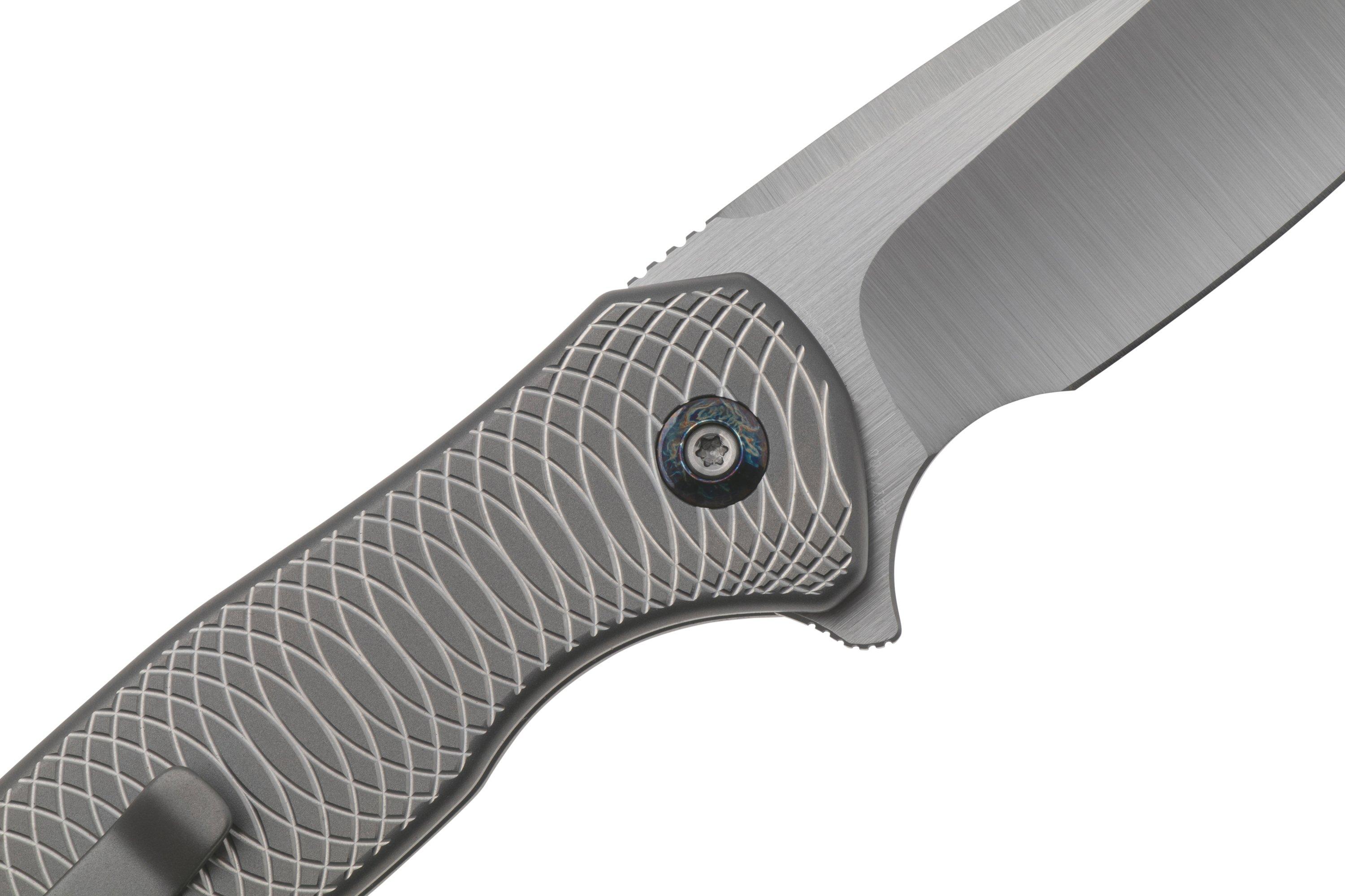 WE Knife Kitefin WE19002M-2, Hand Polished Satin CPM 20CV, Satin ...