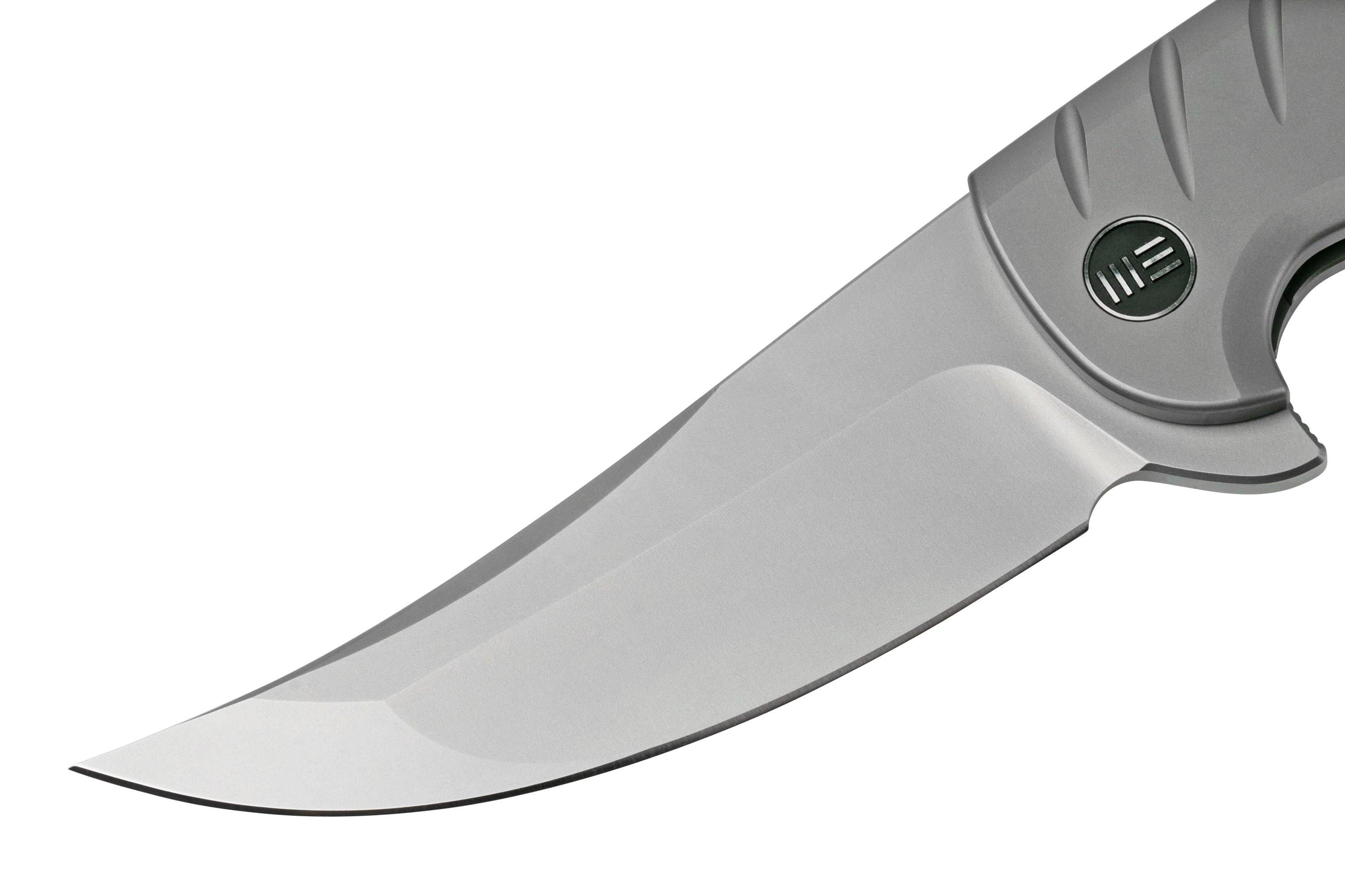 WE Knife Curvaceous WE20012-1 Grey Titanium, Marble Carbon fibre pocket ...