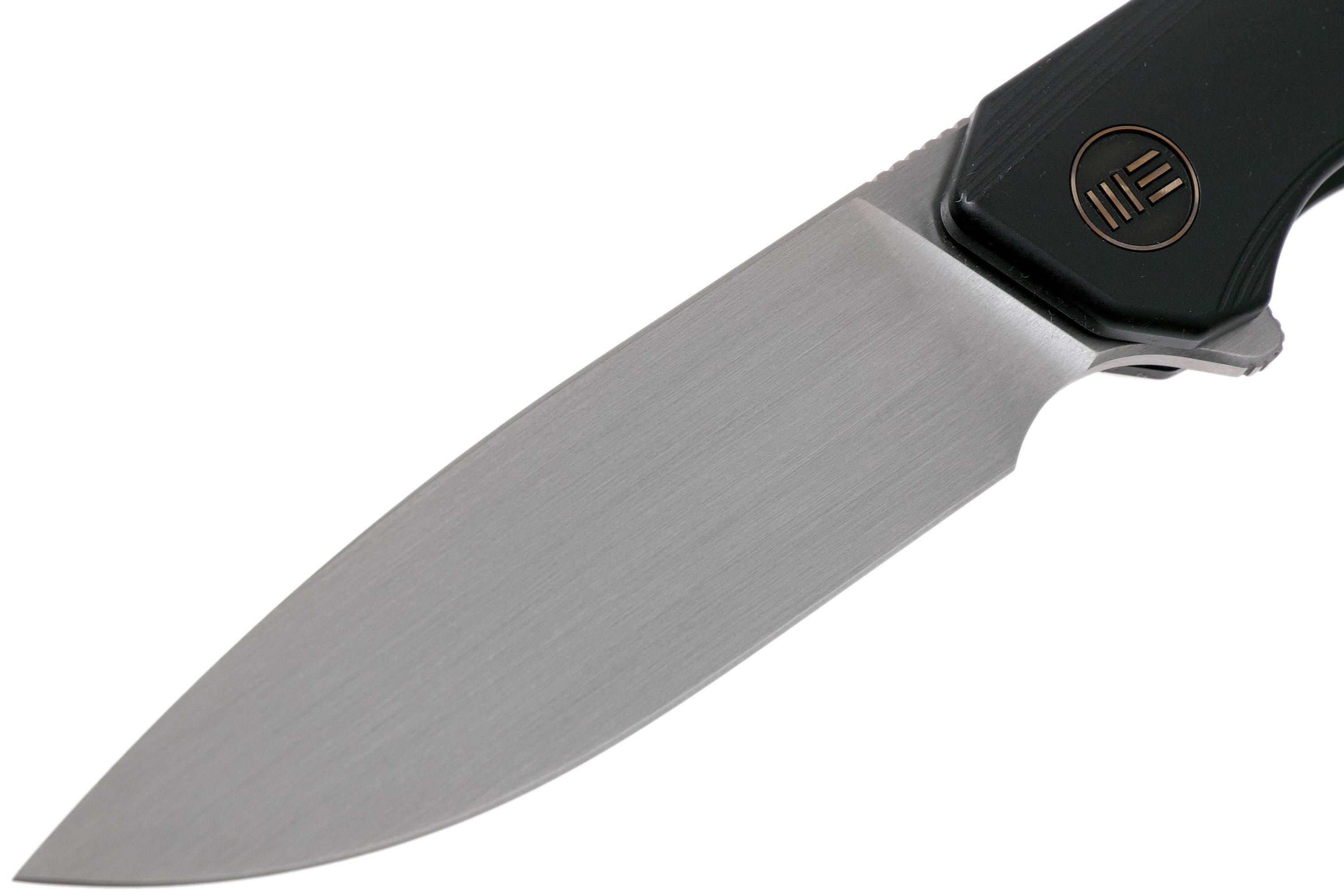 WE Knife Seer WE20015-1 Hand Rubbed, Black Titanium Limited Edition ...