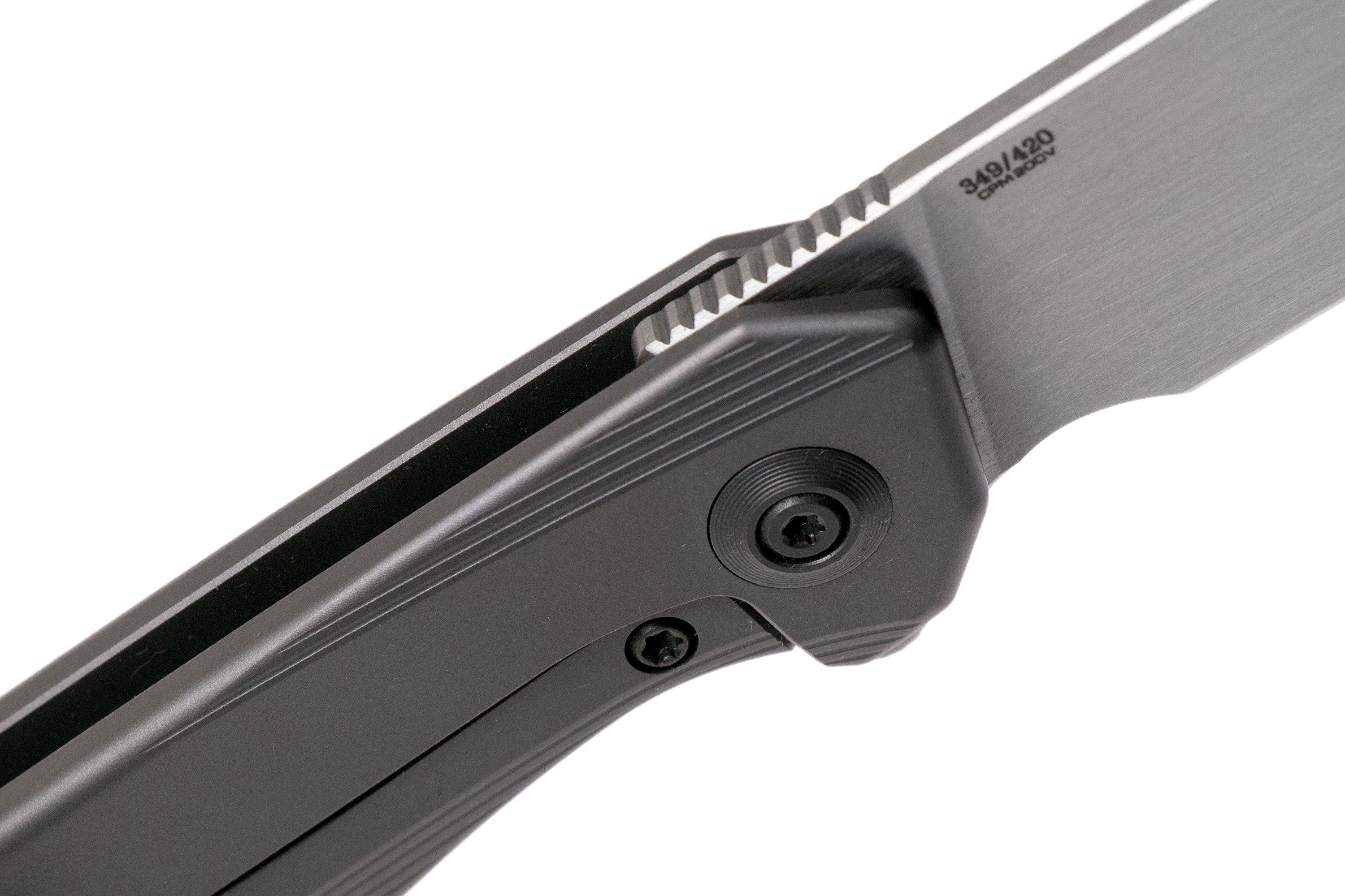 WE Knife Seer WE20015-3 Hand Rubbed, Gray Titanium Limited Edition ...