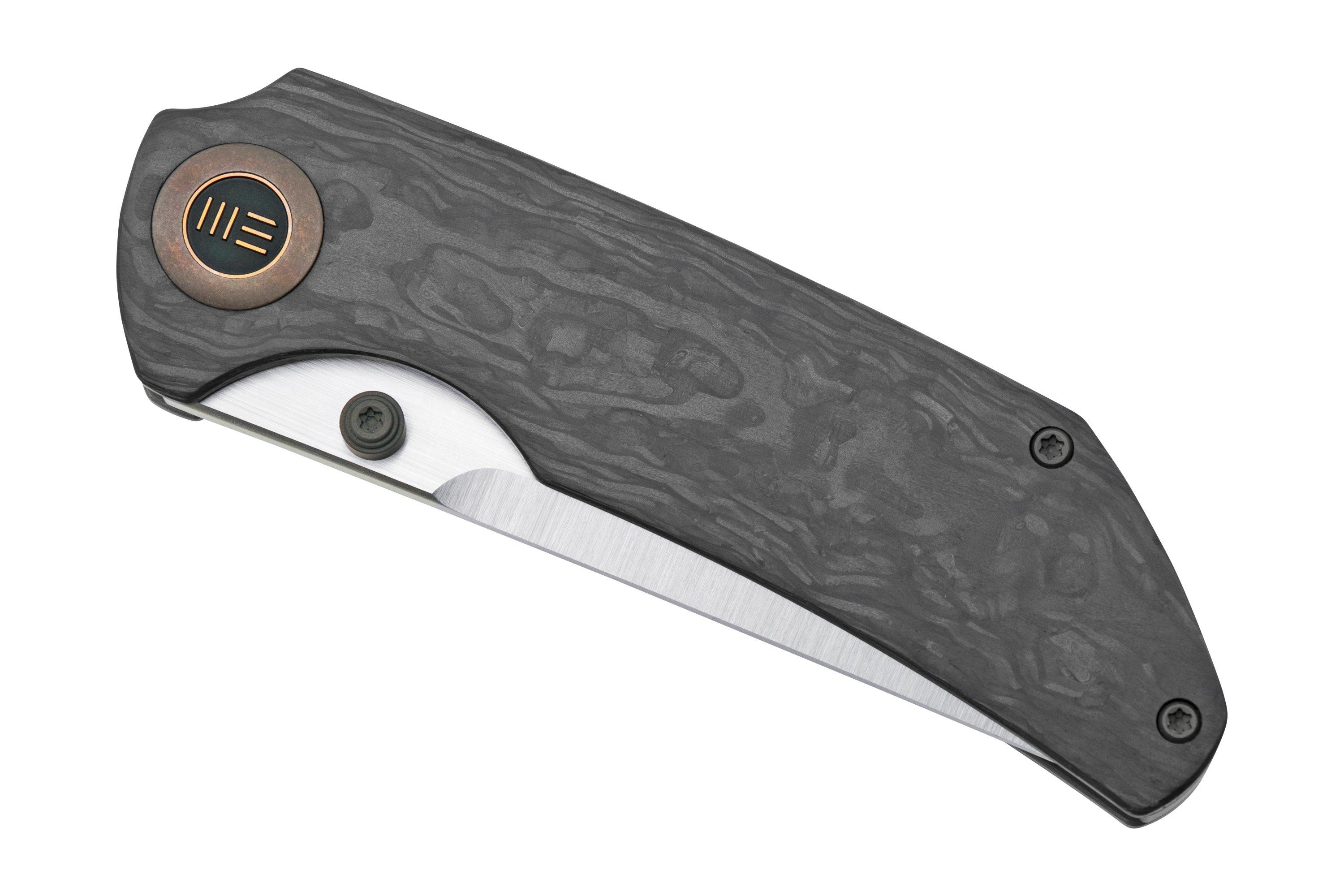 WE Knife Thug XL, WKWE20028D-2, Shredded Carbonfiber, Grey Titanium ...
