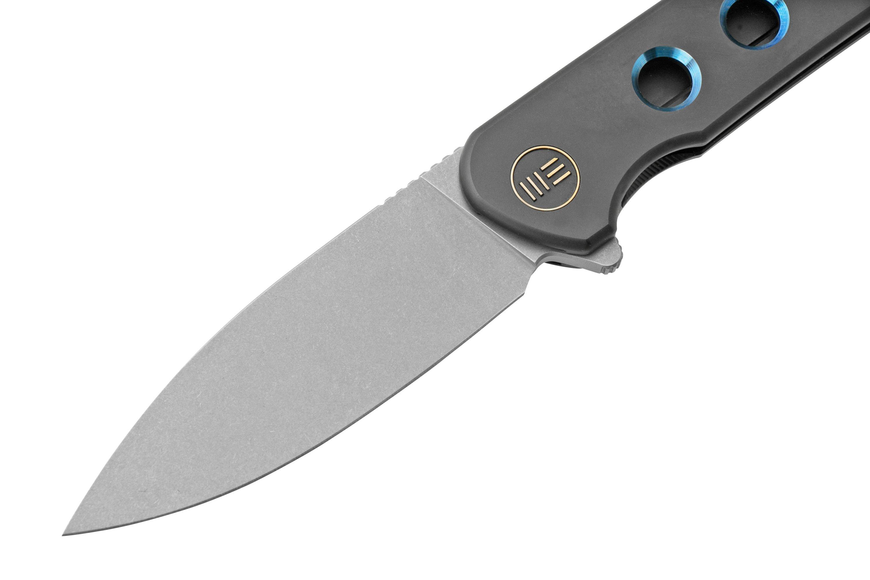 WE Knife Shakan Limited Edition WE20052B-1 Black Titanium, pocket knife ...