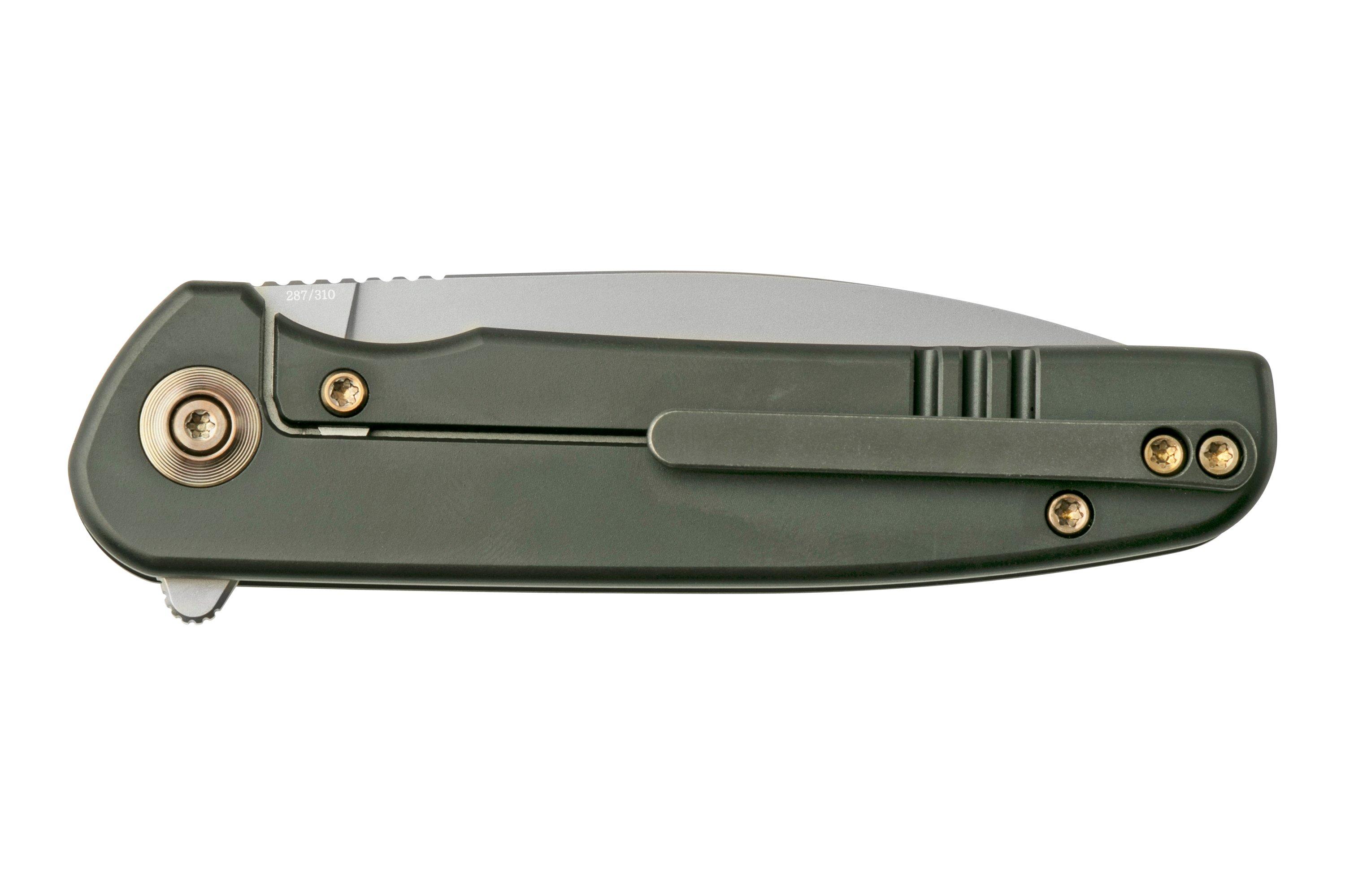 WE Knife Shakan Limited Edition WE20052C-1 Blue/Black Machined Titanium ...