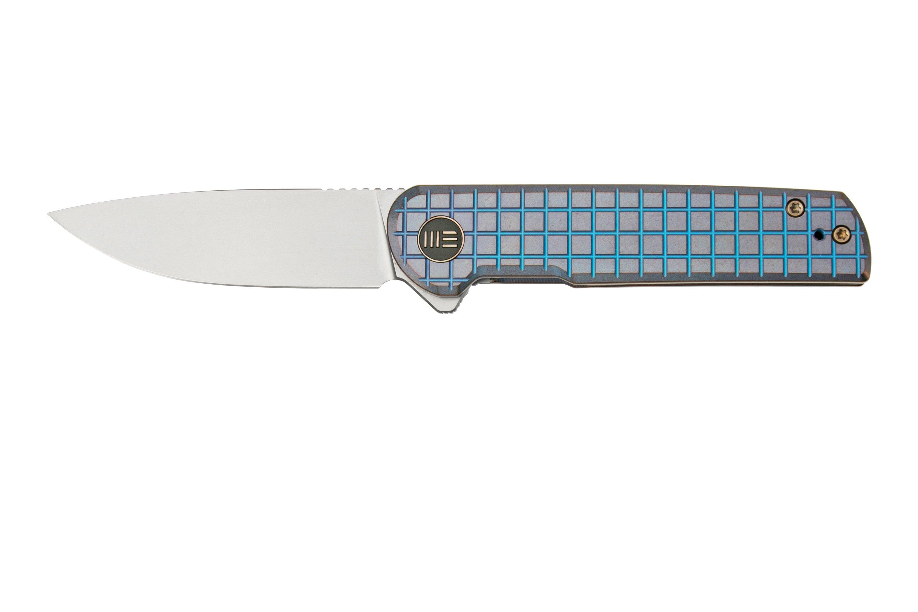 WE Knife Charith Blue Titanium, CPM 20CV Limited Edition, WE20056B-1 ...