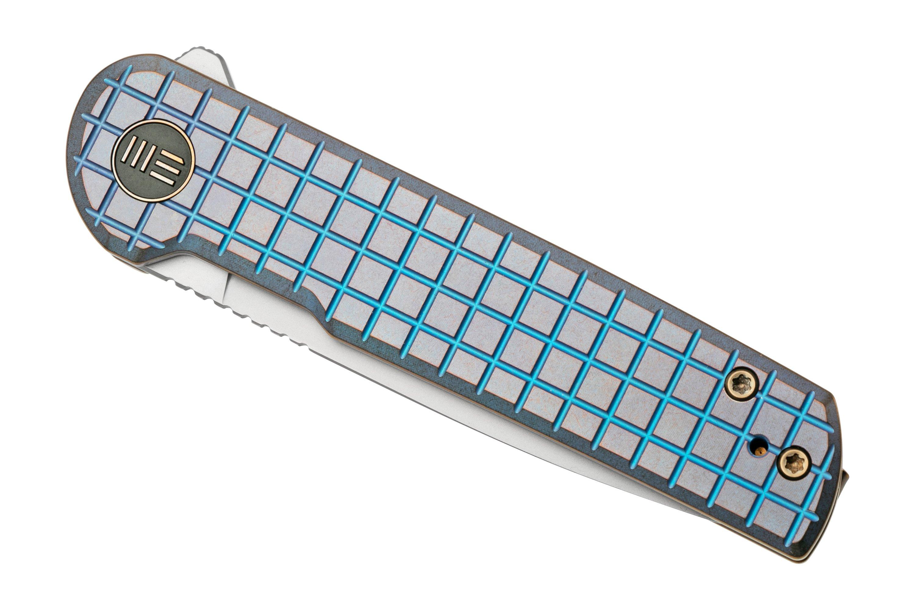 WE Knife Charith Blue Titanium, CPM 20CV Limited Edition, WE20056B-1 ...