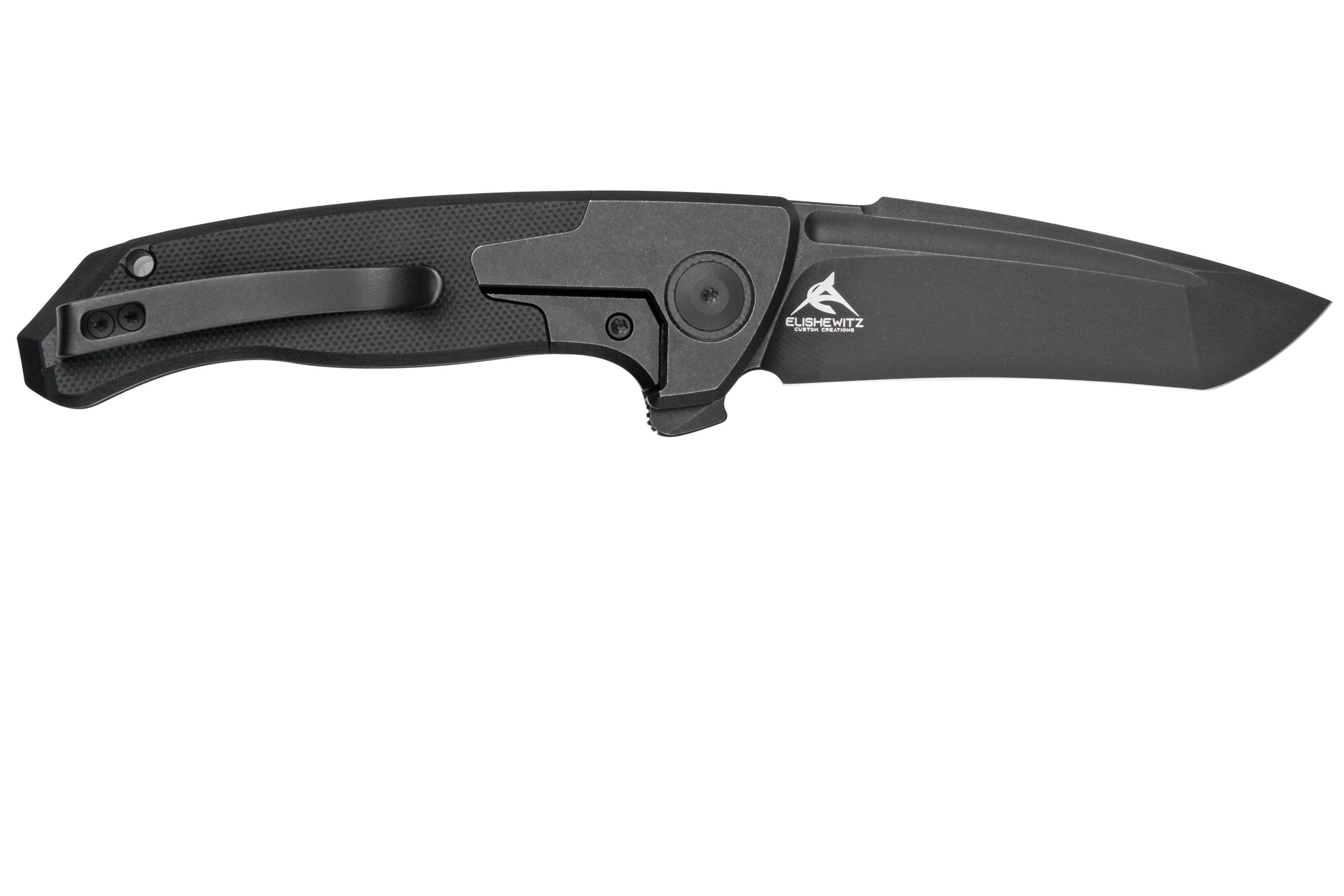 WE Knife Press Check WE20078A-1 Matte Black Titanium navalha | Compras ...