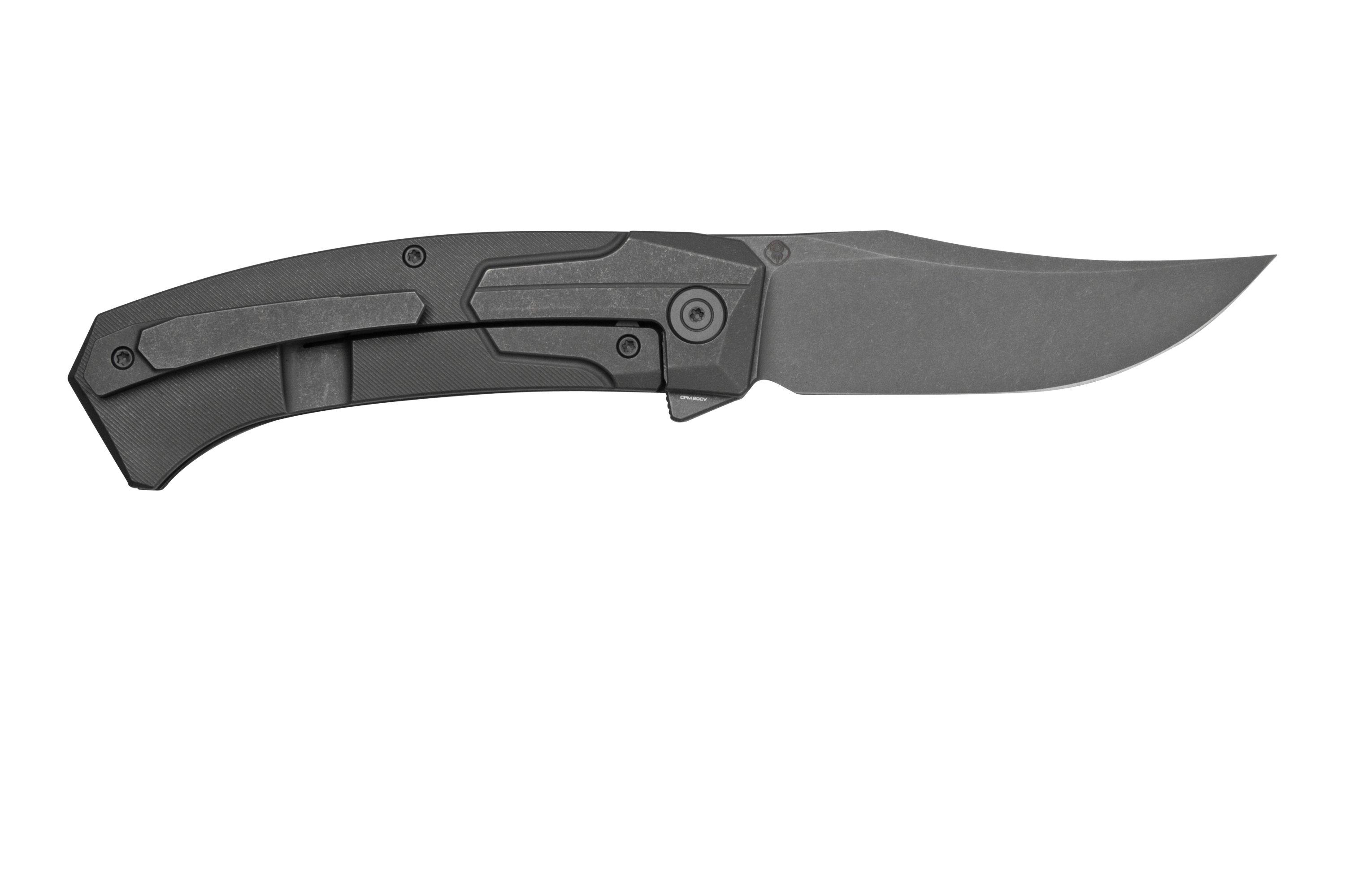 WE Knife Shuddan WE21015-4, Gray Titanium pocket knife | Advantageously ...