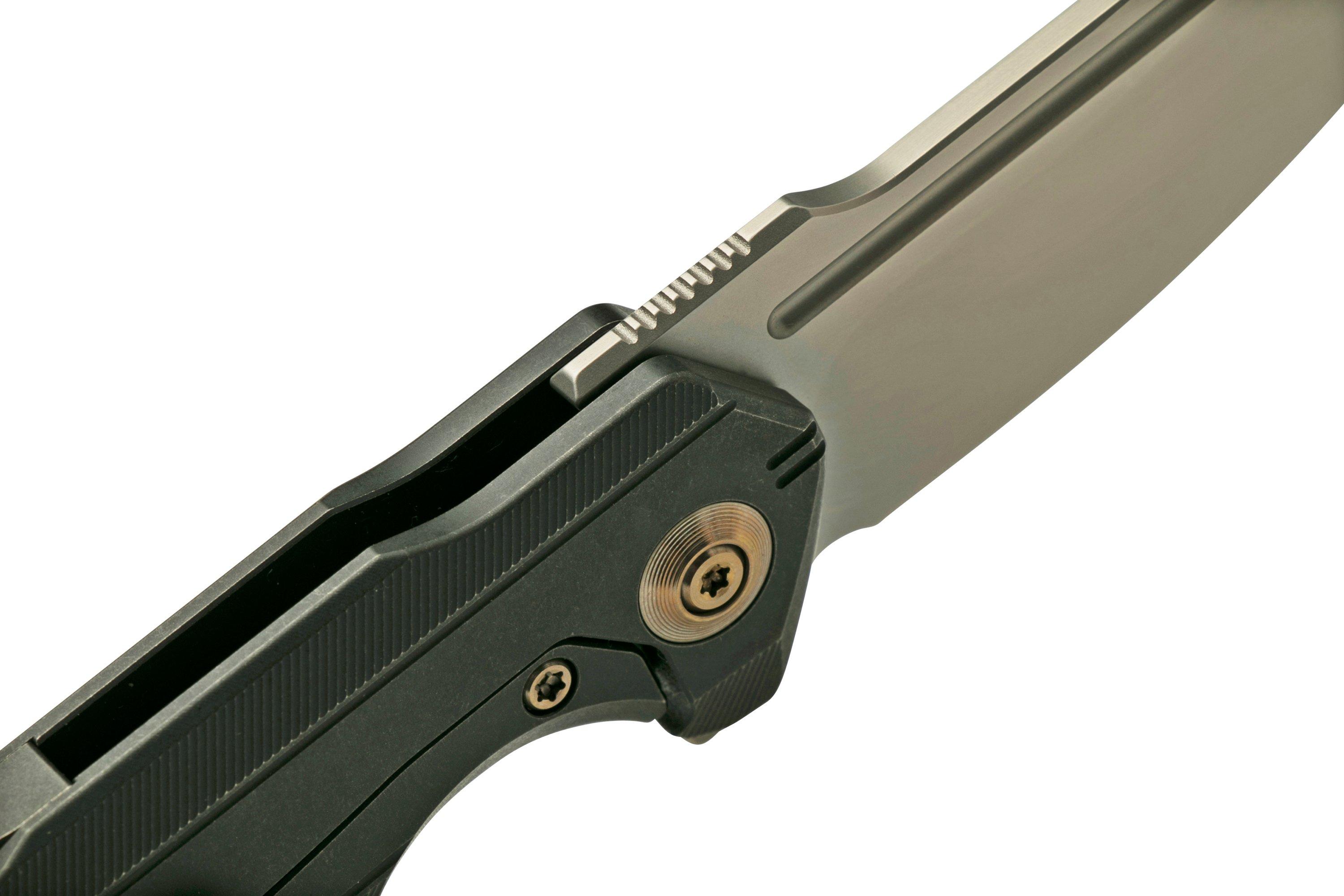 WE Knife Starhawk 21017-3 Black Titanium, pocket knife | Advantageously ...