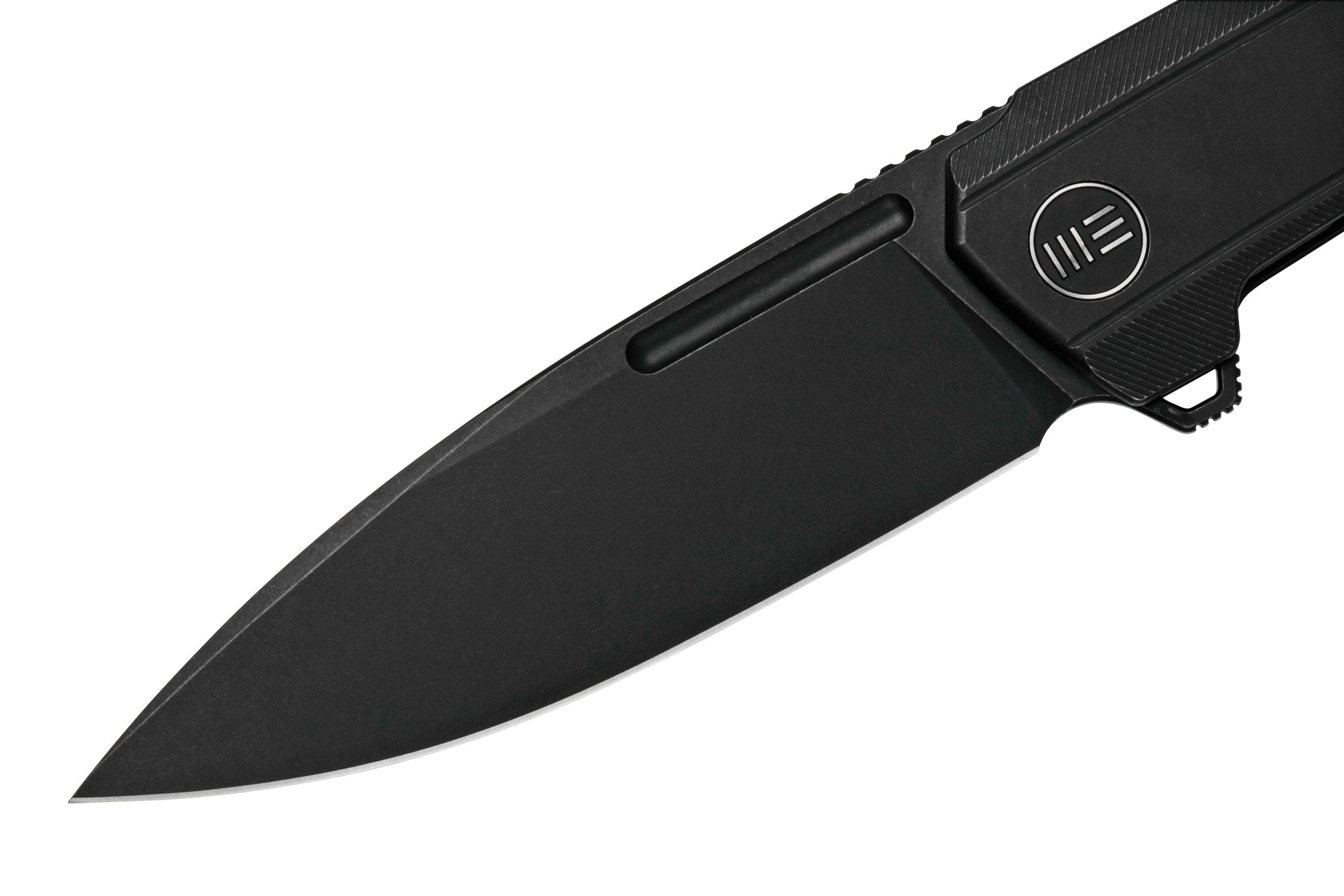 WE Knife Speedster WE21021B-2, Black Titanium pocket knife ...