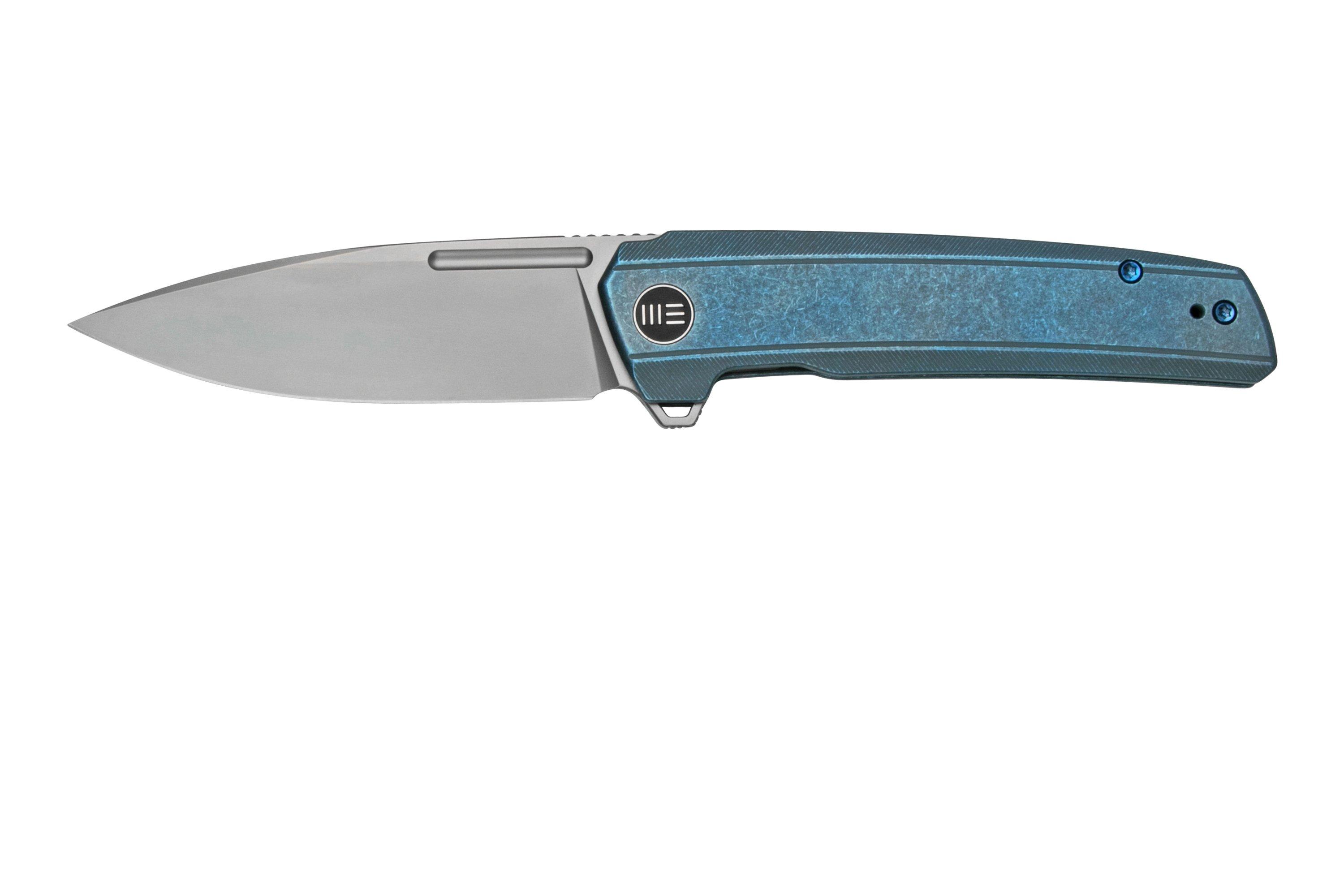 WE Knife Speedster WE21021B-3, Blue Titanium pocket knife ...