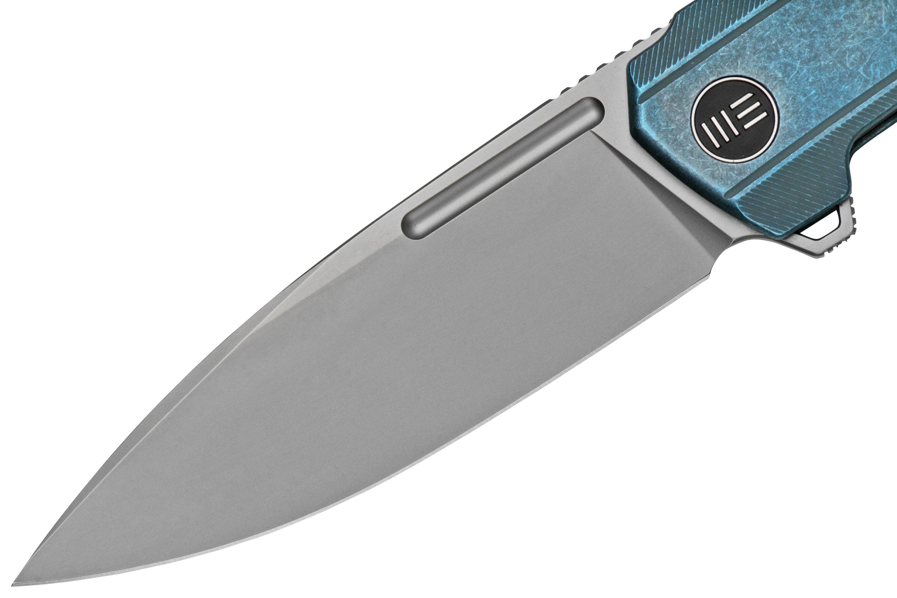 WE Knife Speedster WE21021B-3, Blue Titanium pocket knife ...