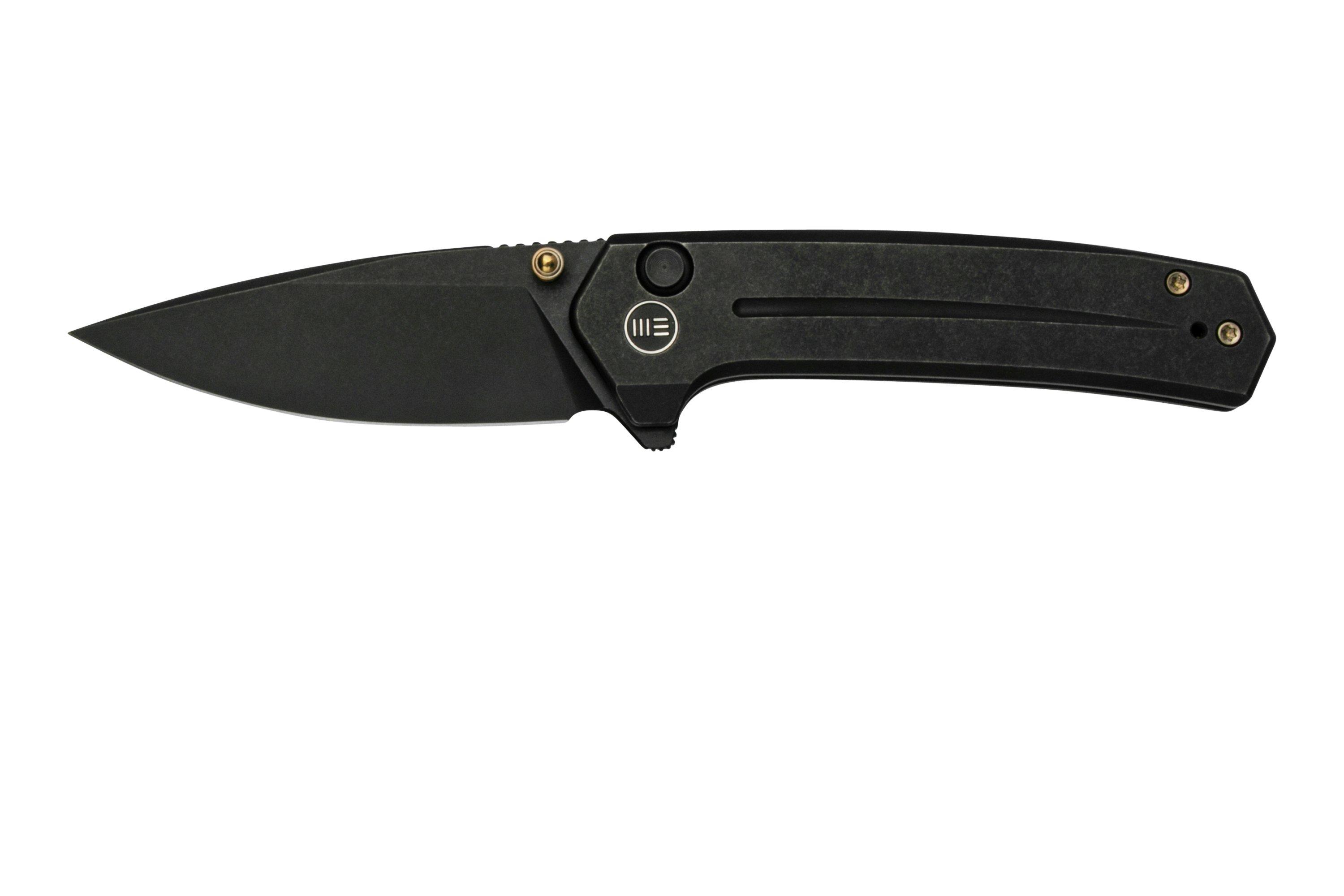 WE Knife Culex WE21026B-2, Black Titanium pocket knife | Advantageously ...